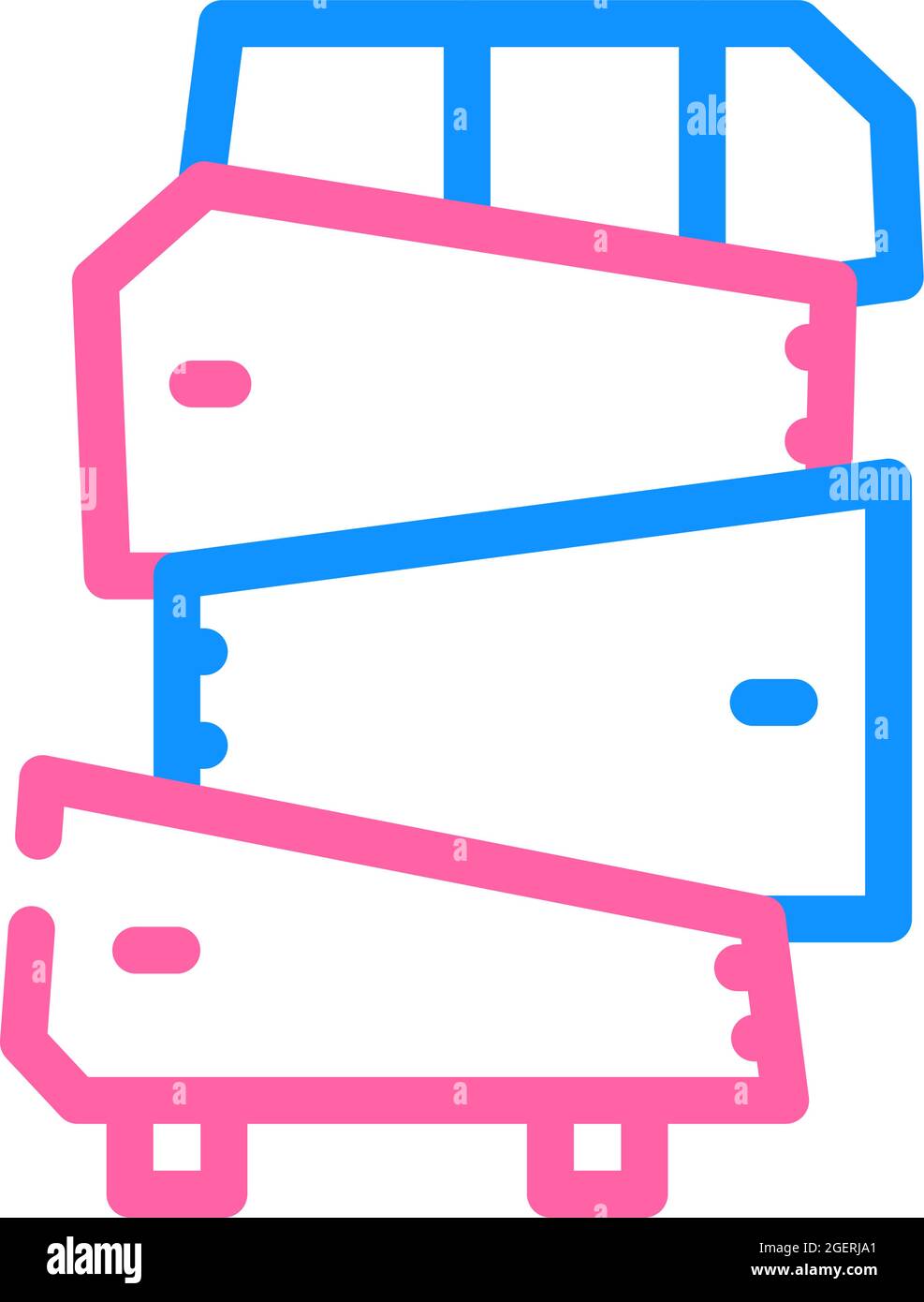 non-standard furniture color icon vector illustration Stock Vector ...