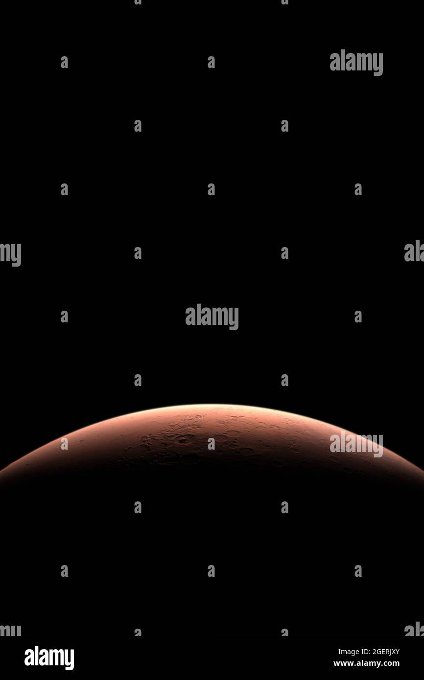 Mars. Planets in solar system. Elements of this image furnished by NASA ...