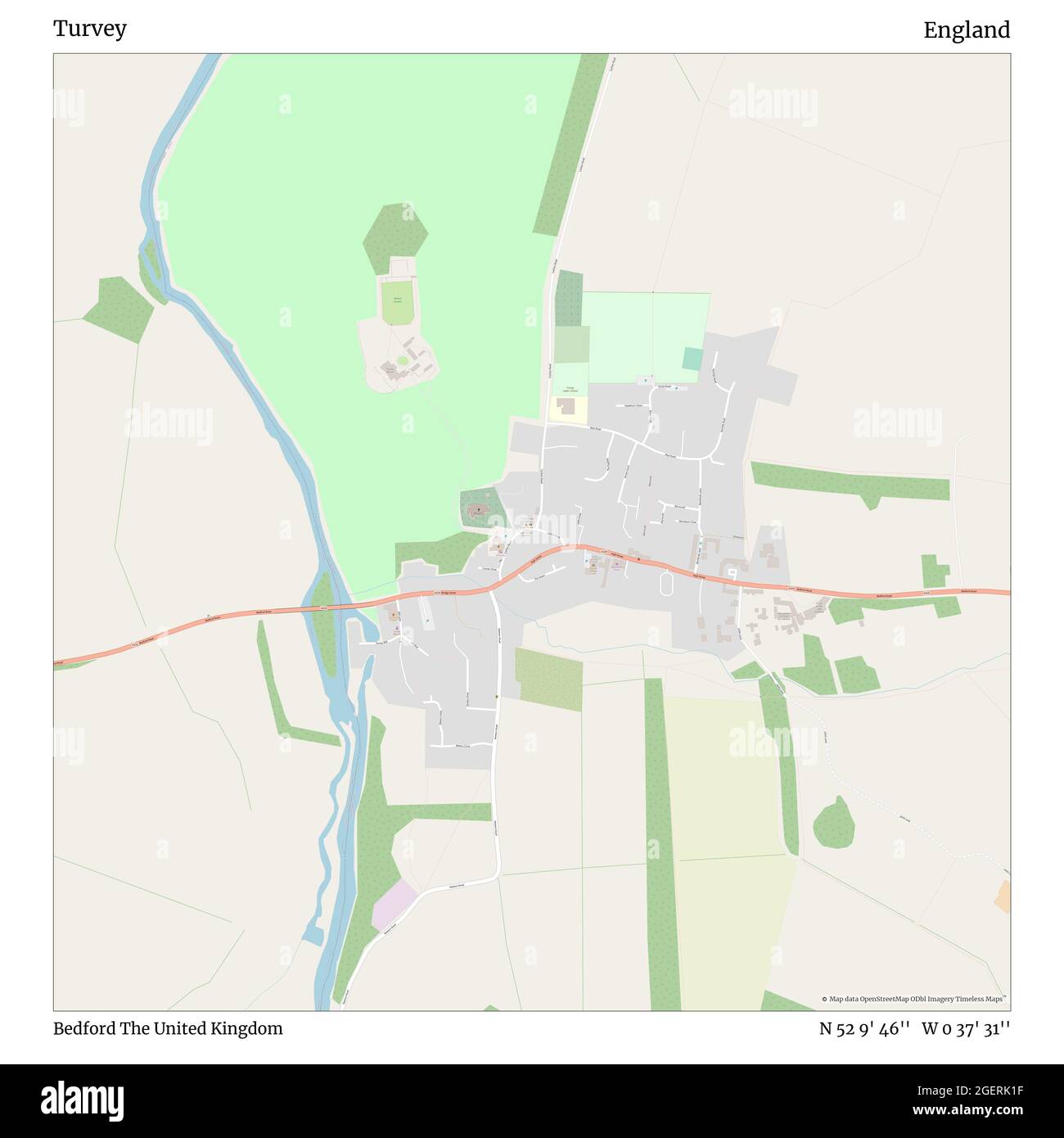 Turvey, Bedford, United Kingdom, England, N 52 9' 46'', W 0 37' 31 ...