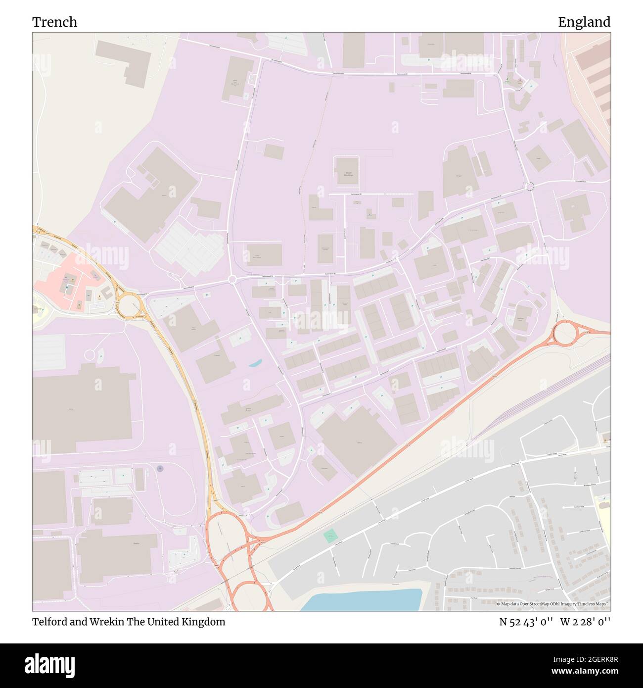 Telford map hi-res stock photography and images - Alamy