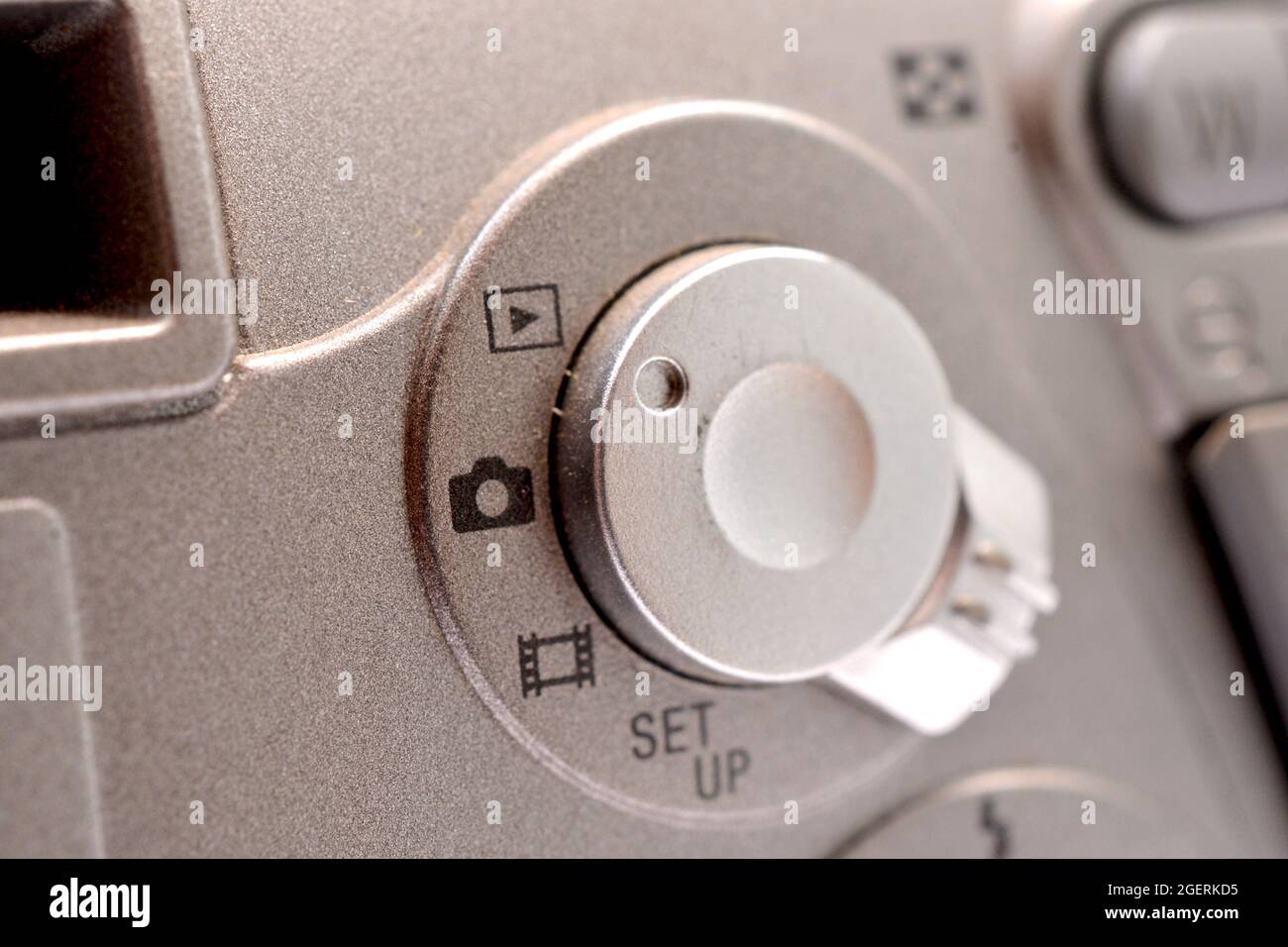 Mirrorless Camera Back control buttons, close up Stock Photo - Alamy