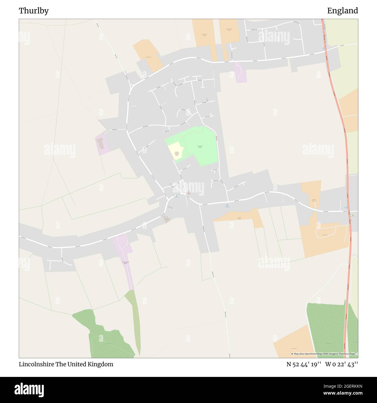 Lincolnshire england map hi-res stock photography and images - Alamy
