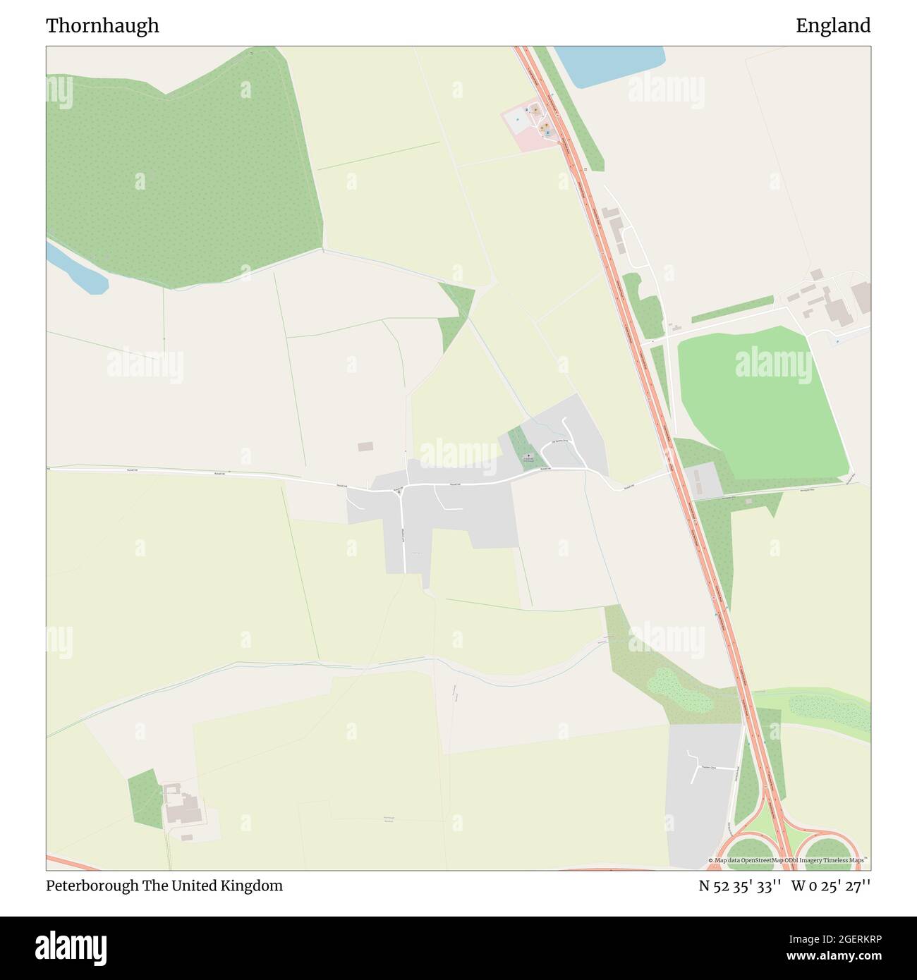 Peterborough road map hi-res stock photography and images - Alamy
