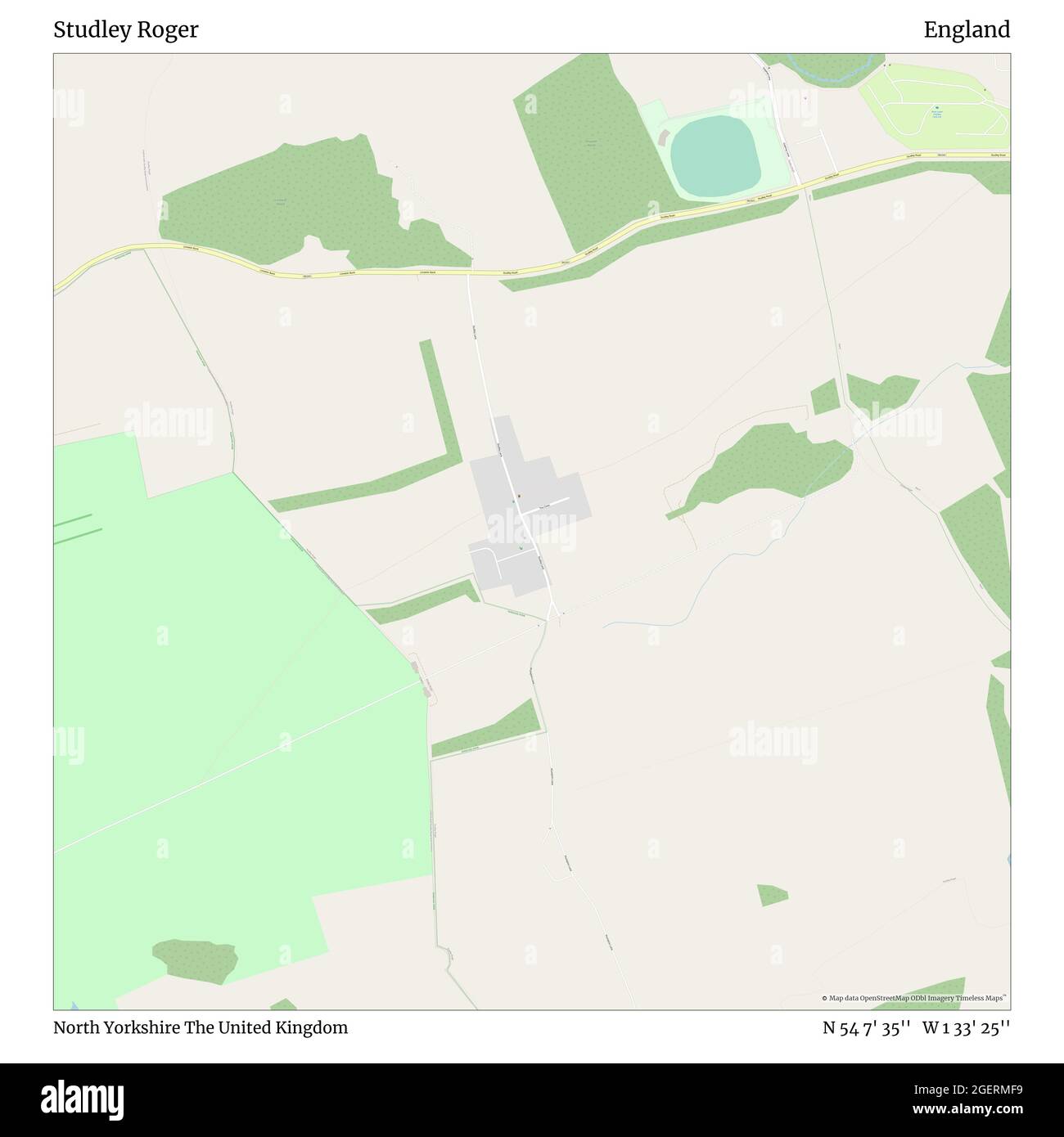 Studley Roger, North Yorkshire, United Kingdom, England, N 54 7' 35 ...