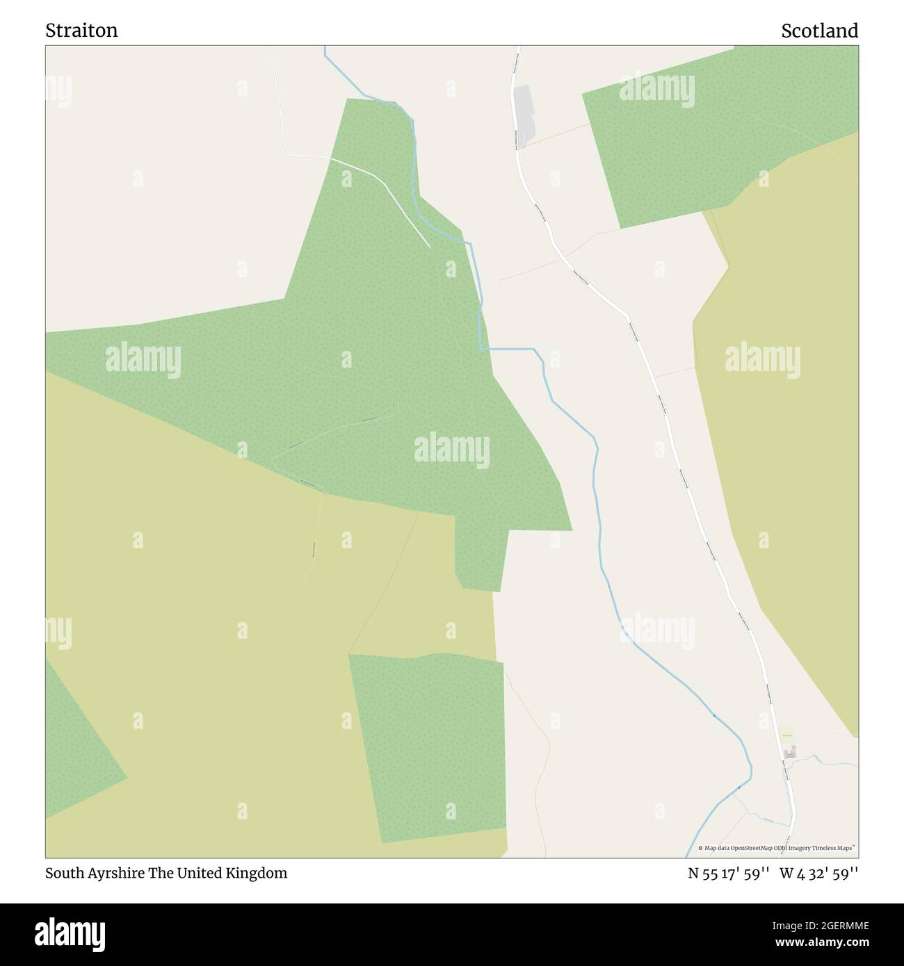 Map of south ayrshire hi-res stock photography and images - Alamy
