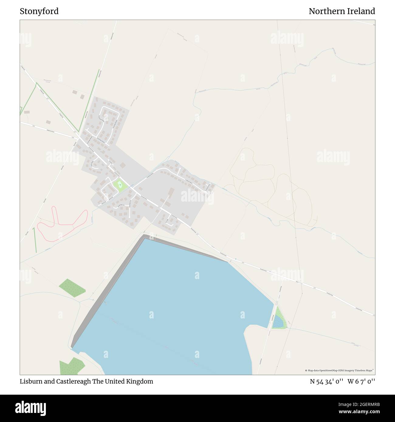 Lisburn road map hi-res stock photography and images - Alamy