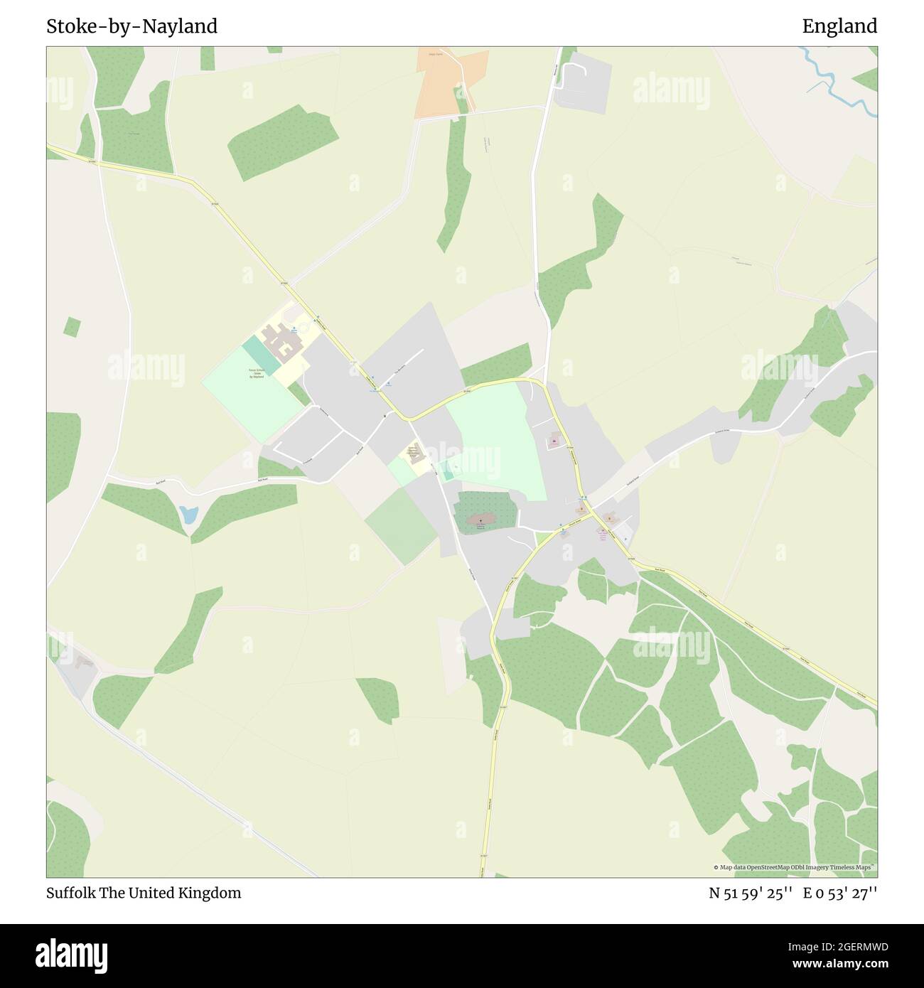 Stoke by nayland map hi-res stock photography and images - Alamy