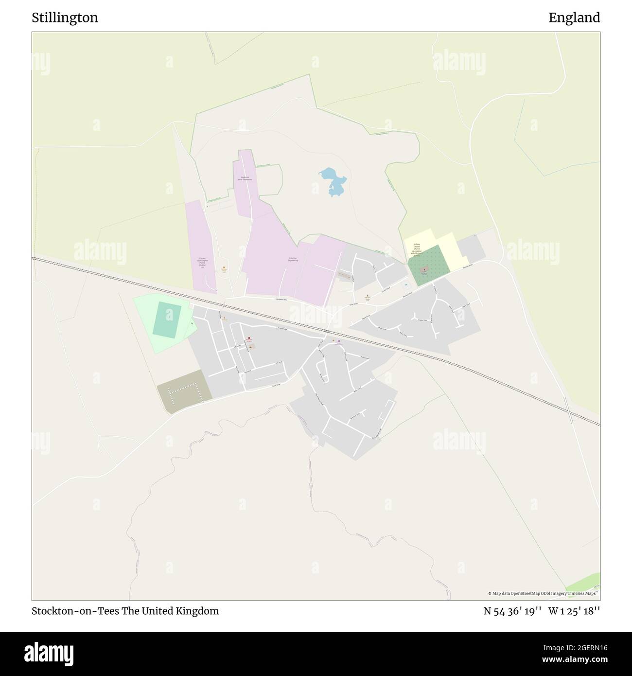 Map of stockton on tees hi-res stock photography and images - Alamy
