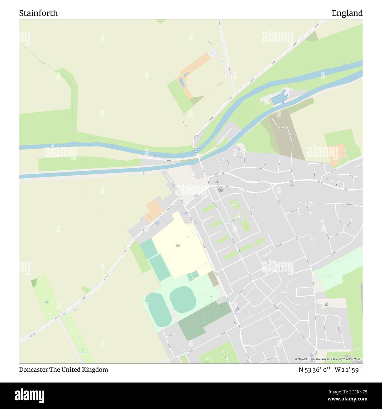 Map of doncaster Cut Out Stock Images & Pictures - Alamy