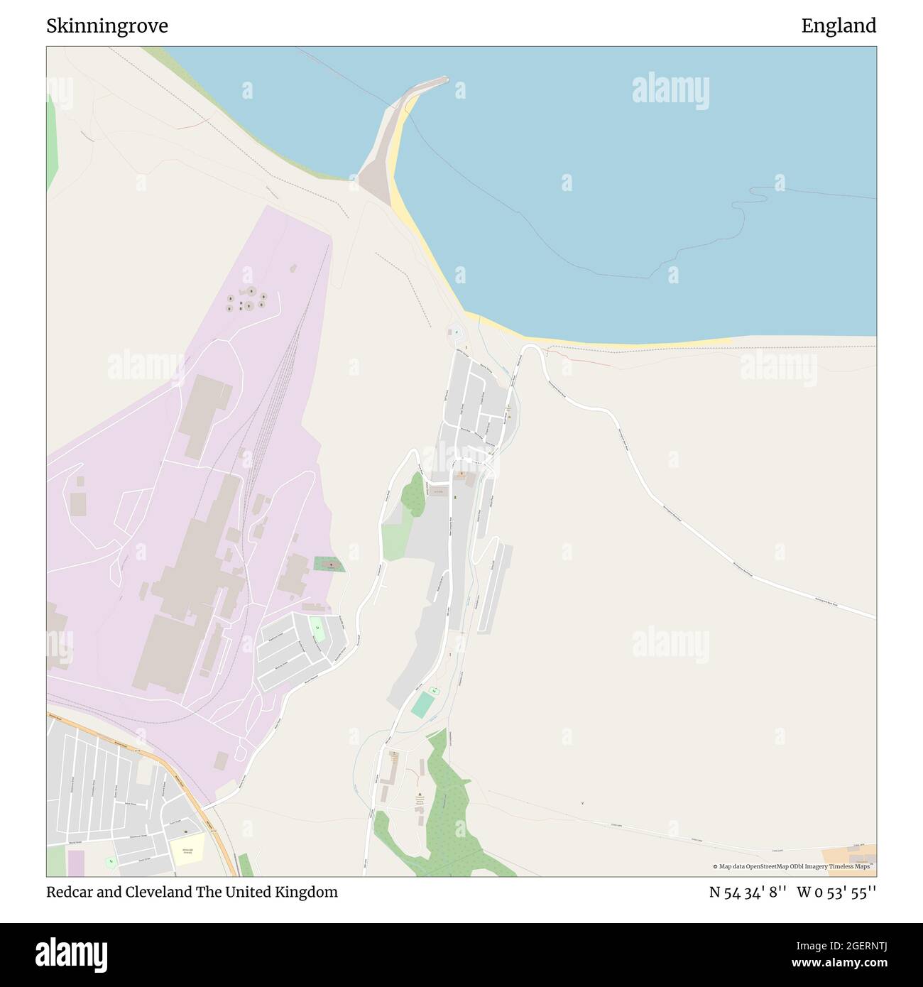 Map of redcar hi-res stock photography and images - Alamy