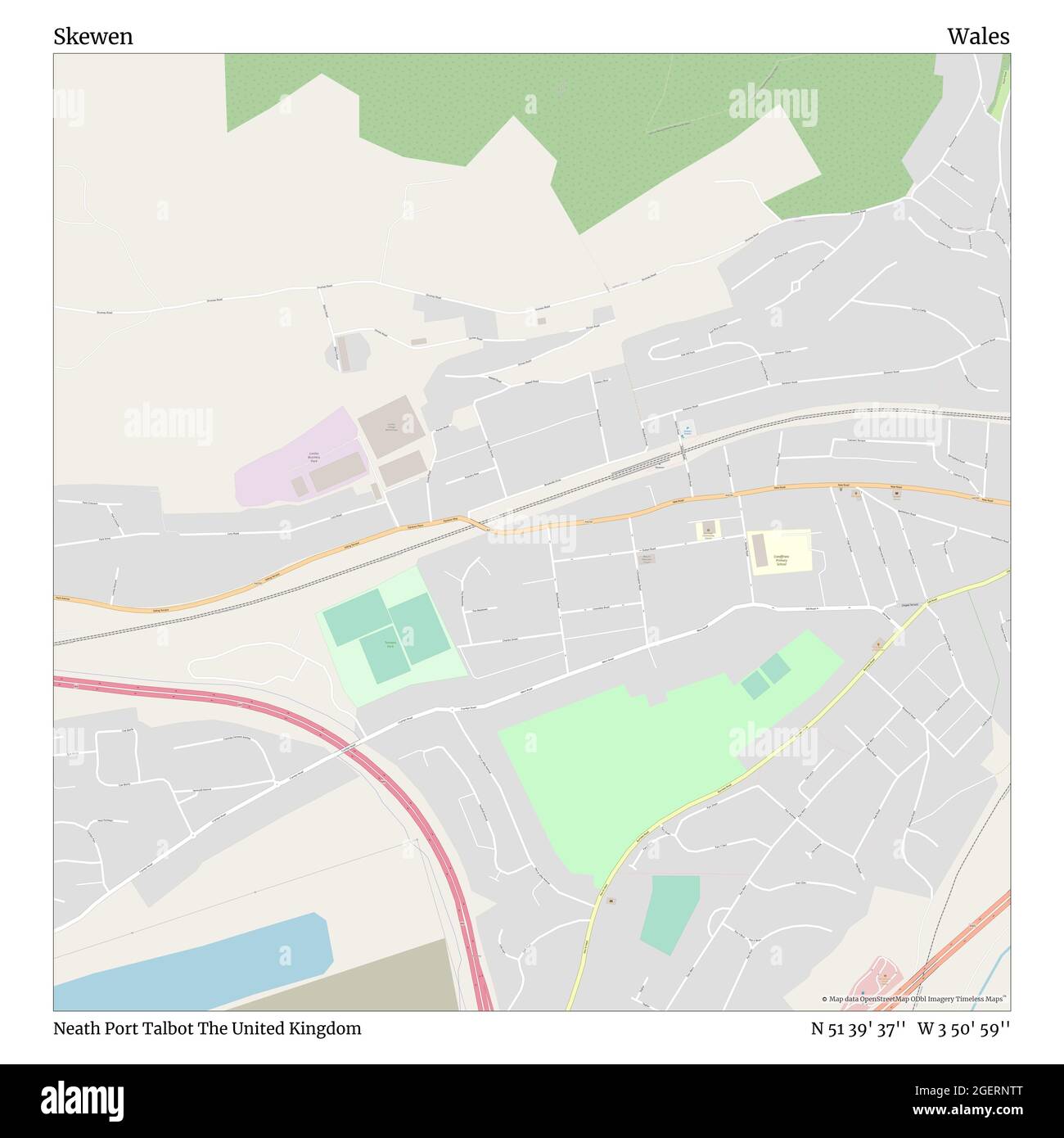 Map of neath Cut Out Stock Images & Pictures - Alamy