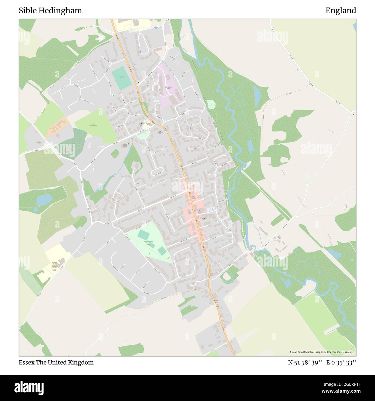 Sible Hedingham, Essex, United Kingdom, England, N 51 58' 39'', E 0 35 ...