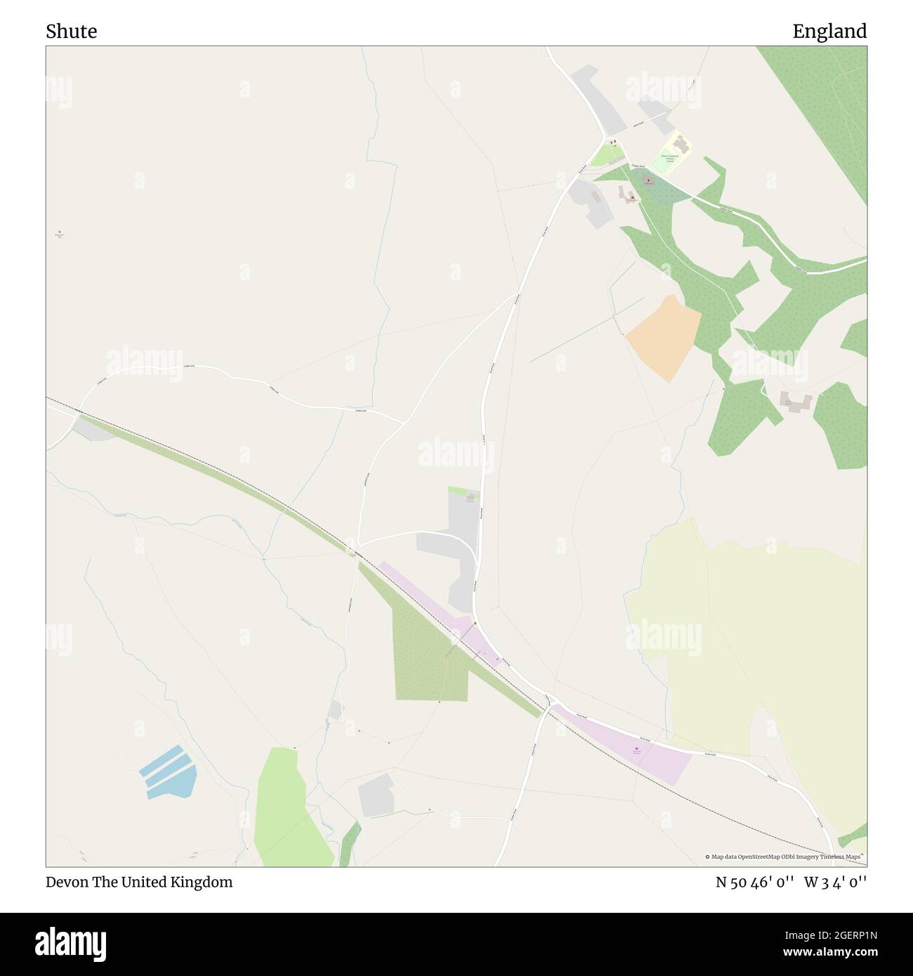 Shute, Devon, United Kingdom, England, N 50 46' 0'', W 3 4' 0'', map ...
