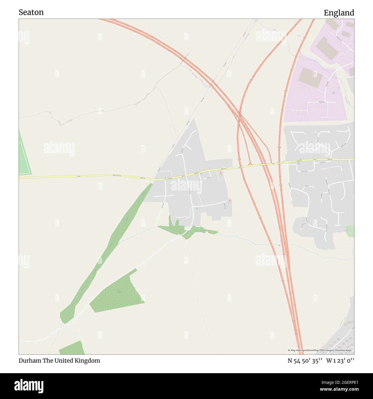 Seaton map hi-res stock photography and images - Alamy