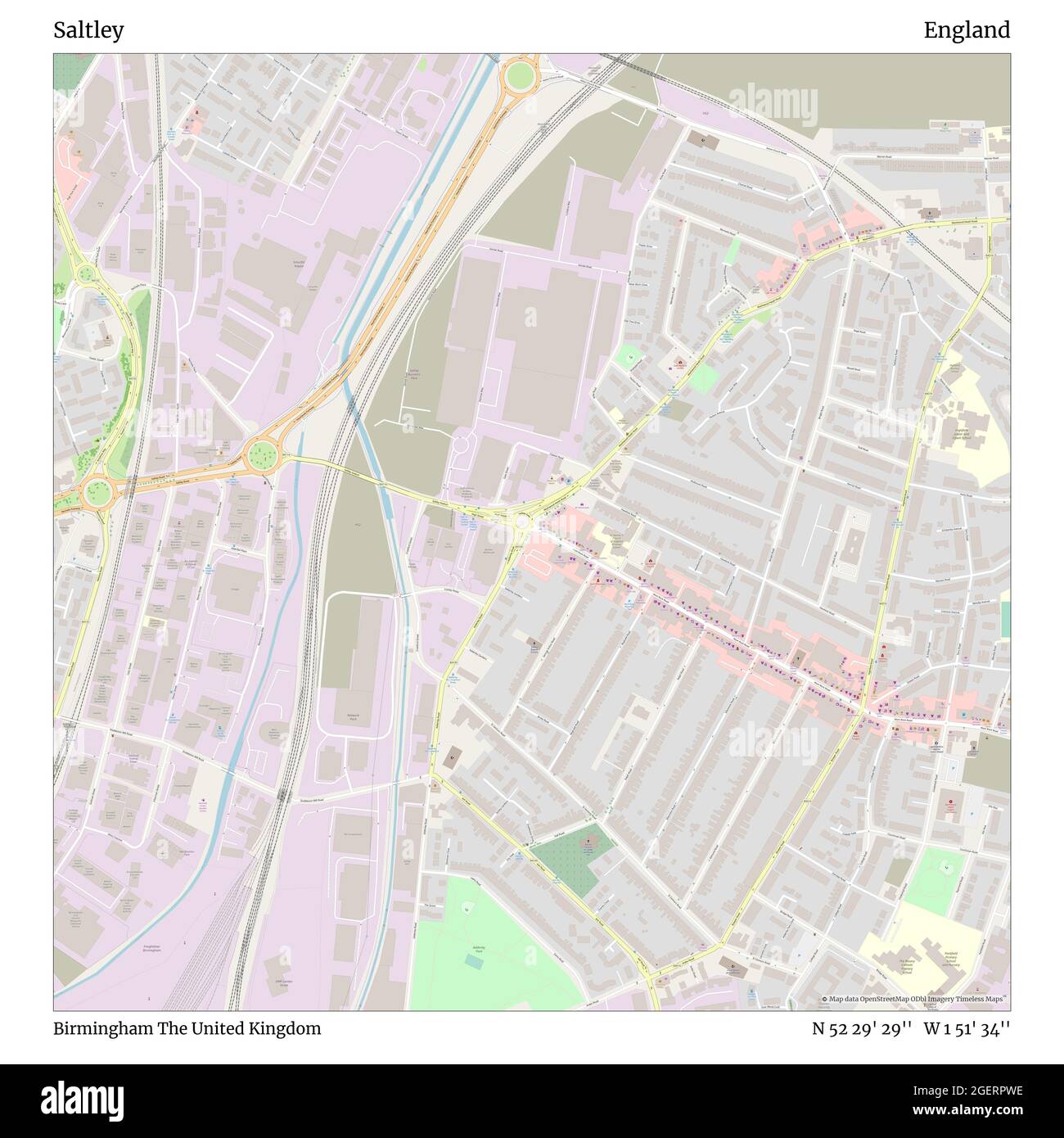 Saltley birmingham map hi-res stock photography and images - Alamy