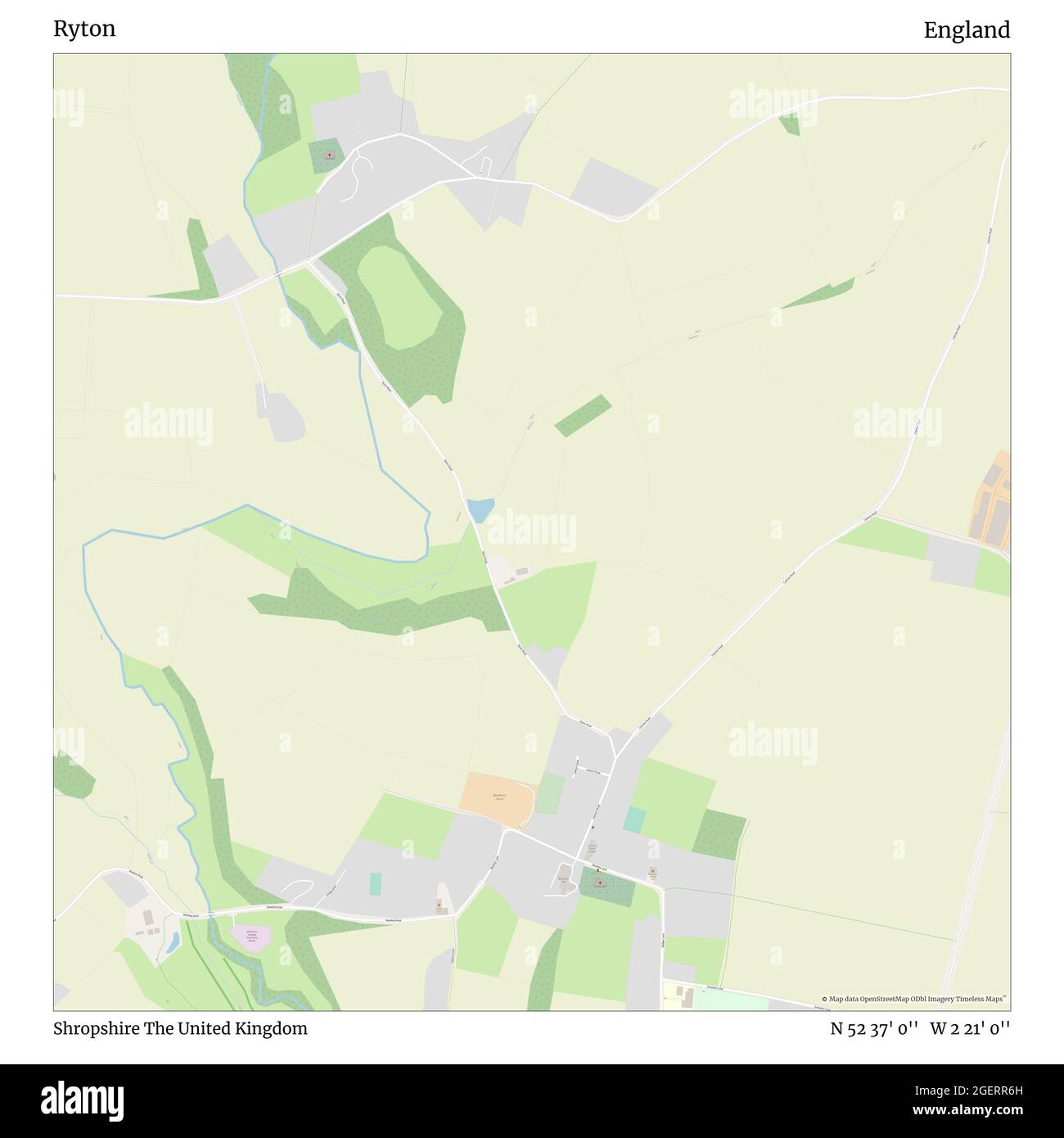 Ryton, Shropshire, United Kingdom, England, N 52 37' 0'', W 2 21' 0 ...
