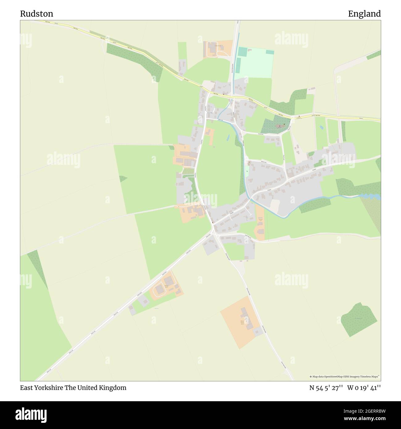 Rudston map hi-res stock photography and images - Alamy