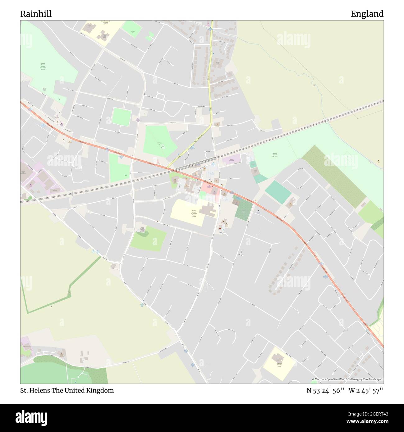 Rainhill map hi-res stock photography and images - Alamy