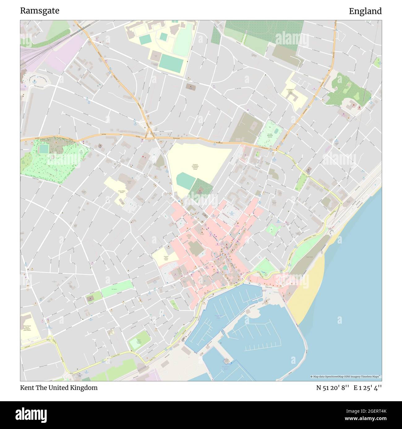 Map of ramsgate hi-res stock photography and images - Alamy
