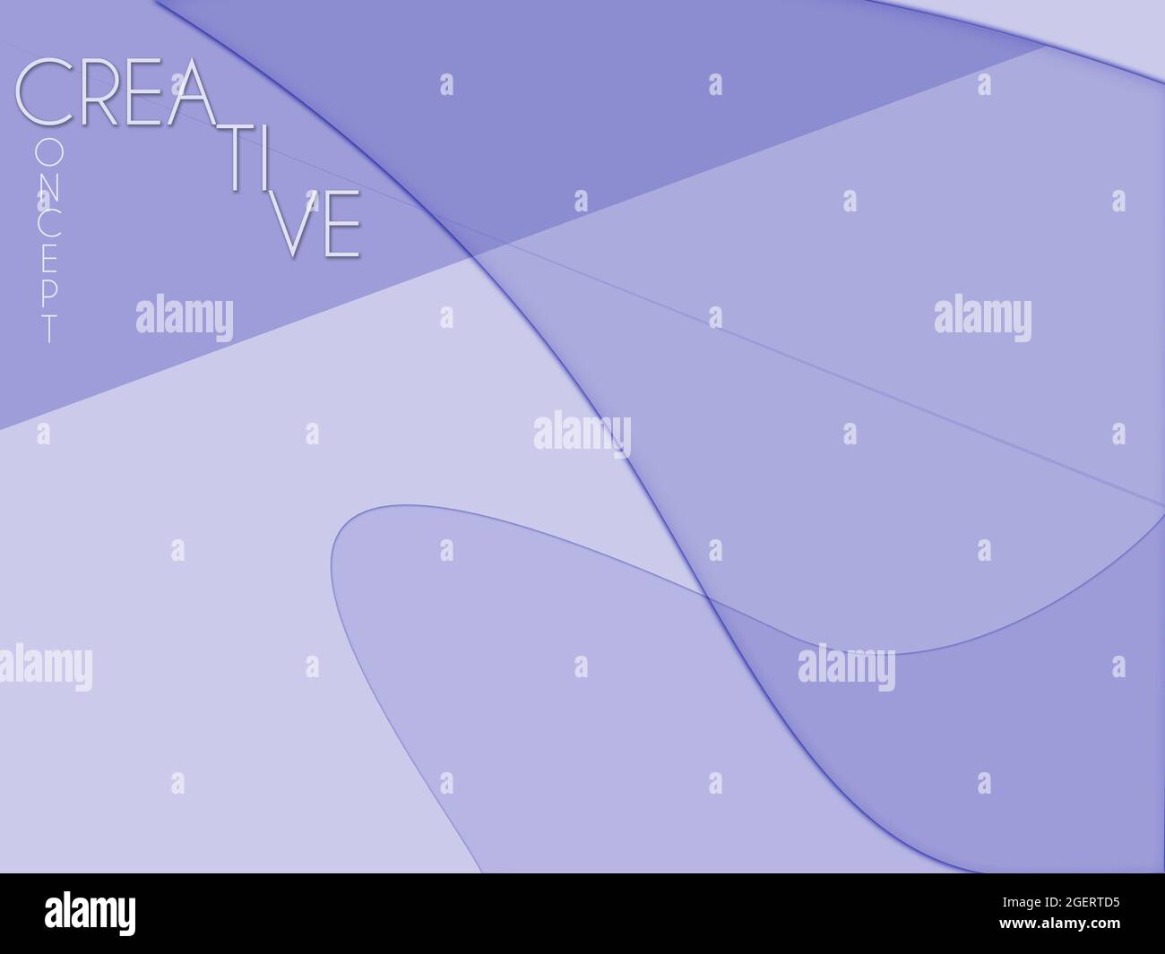 Creative concept : forms mixed - collection in five colors Stock Photo ...