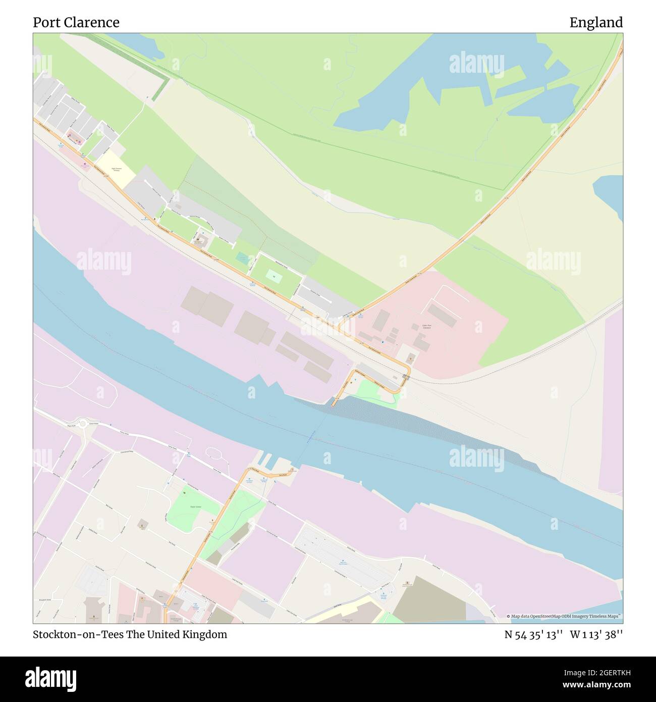 Map Of Stockton On Tees High Resolution Stock Photography and Images ...