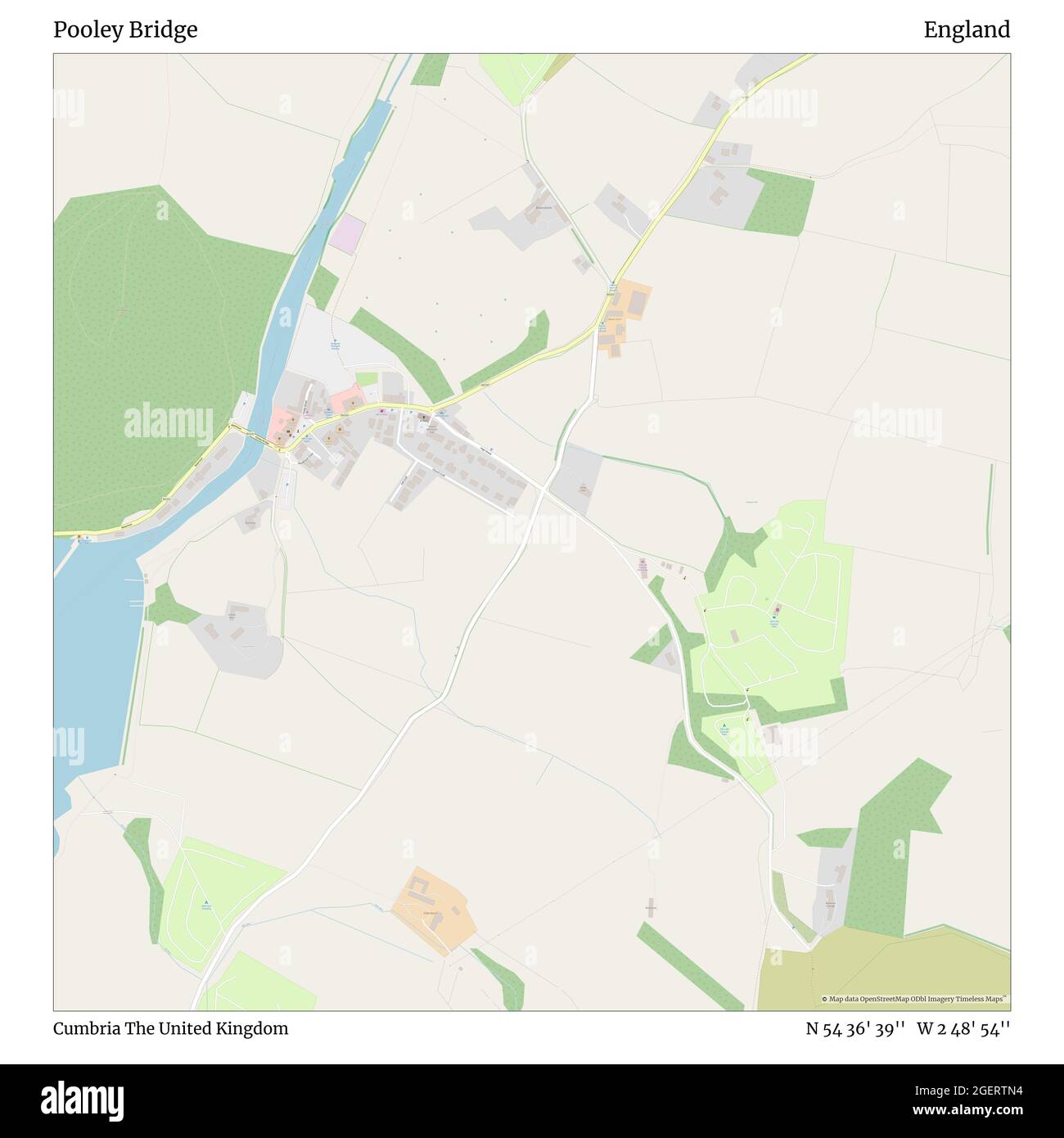 Pooley Bridge, Cumbria, United Kingdom, England, N 54 36' 39'', W 2 48 ...