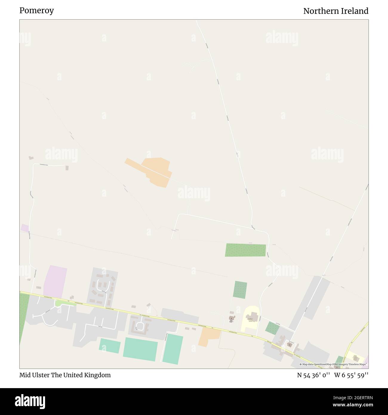 Map Of Pomeroy High Resolution Stock Photography and Images - Alamy