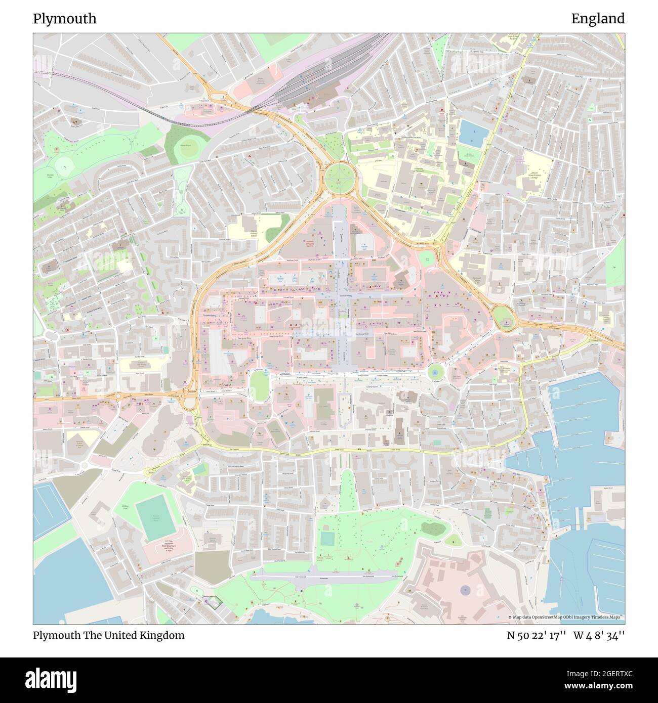 Plymouth Map England