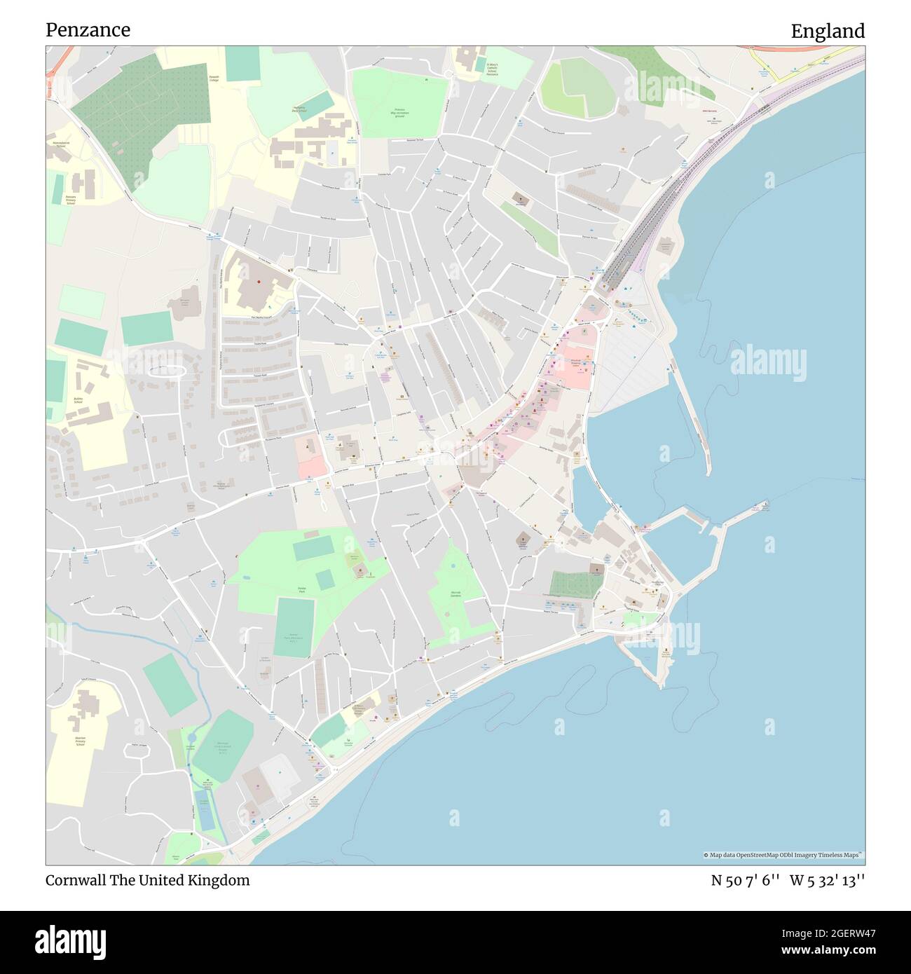 Cornwall penzance road Cut Out Stock Images & Pictures - Alamy