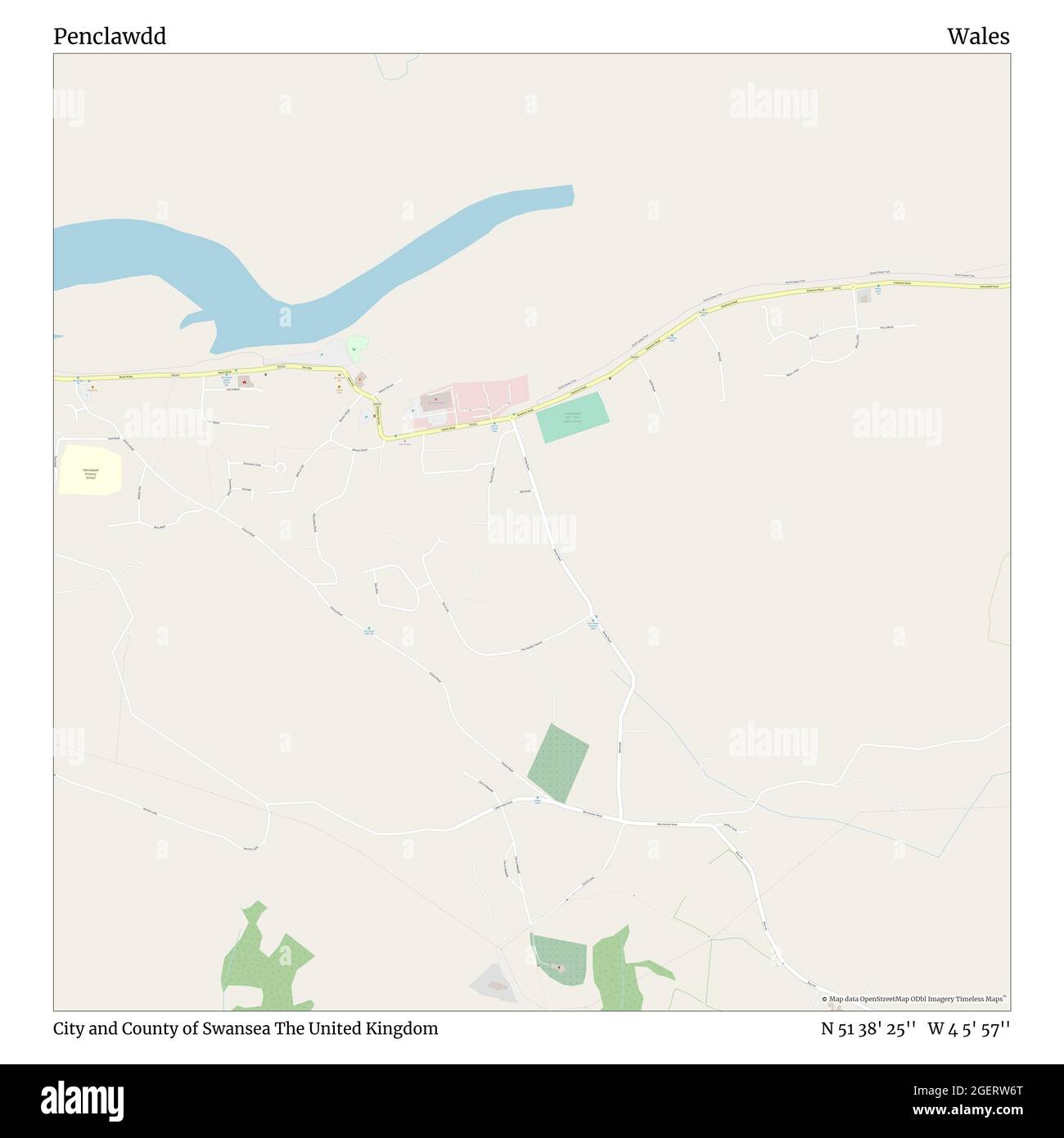 Penclawdd, City and County of Swansea, United Kingdom, Wales, N 51 38 ...