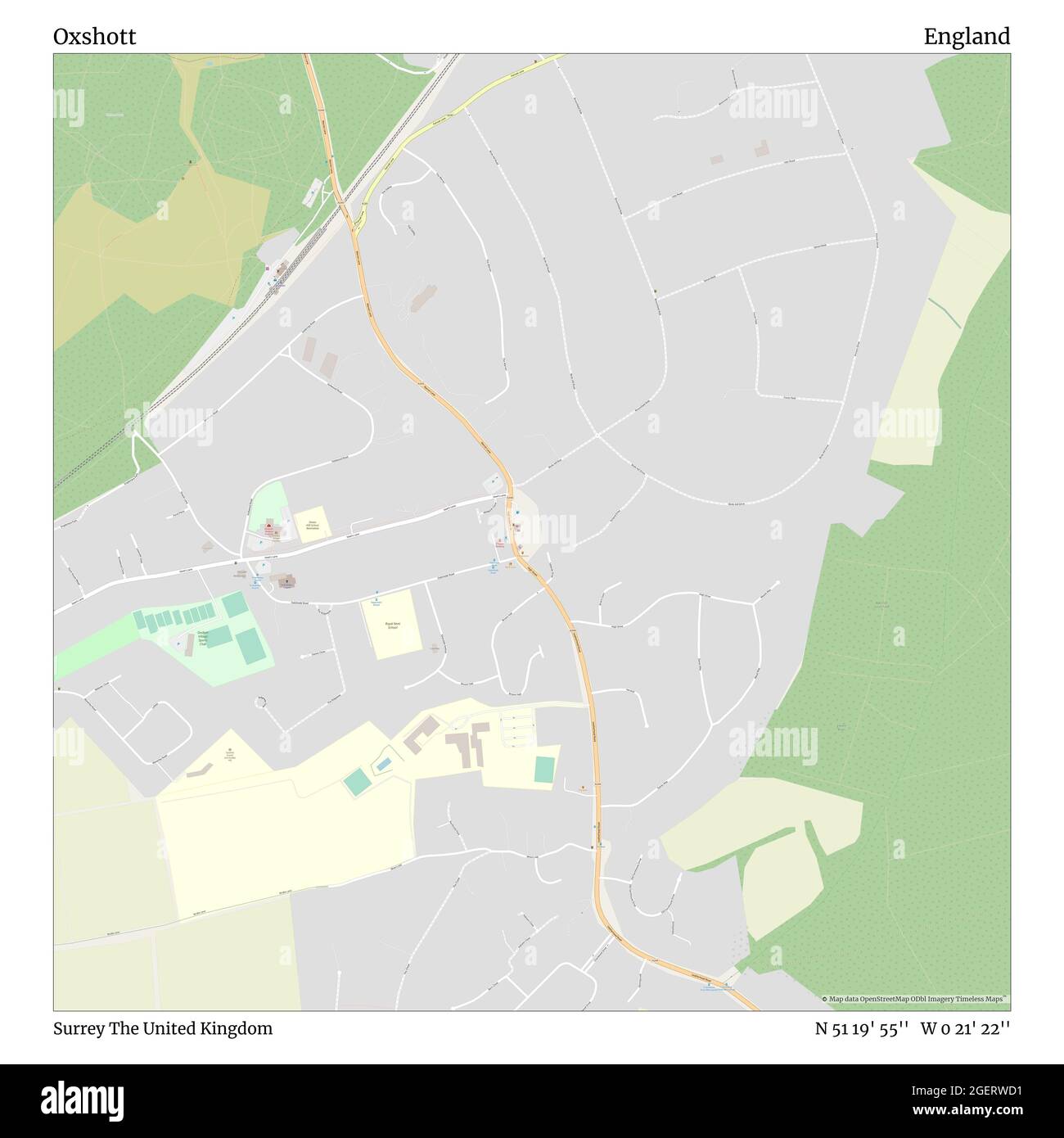 Map surrey england hi-res stock photography and images - Alamy