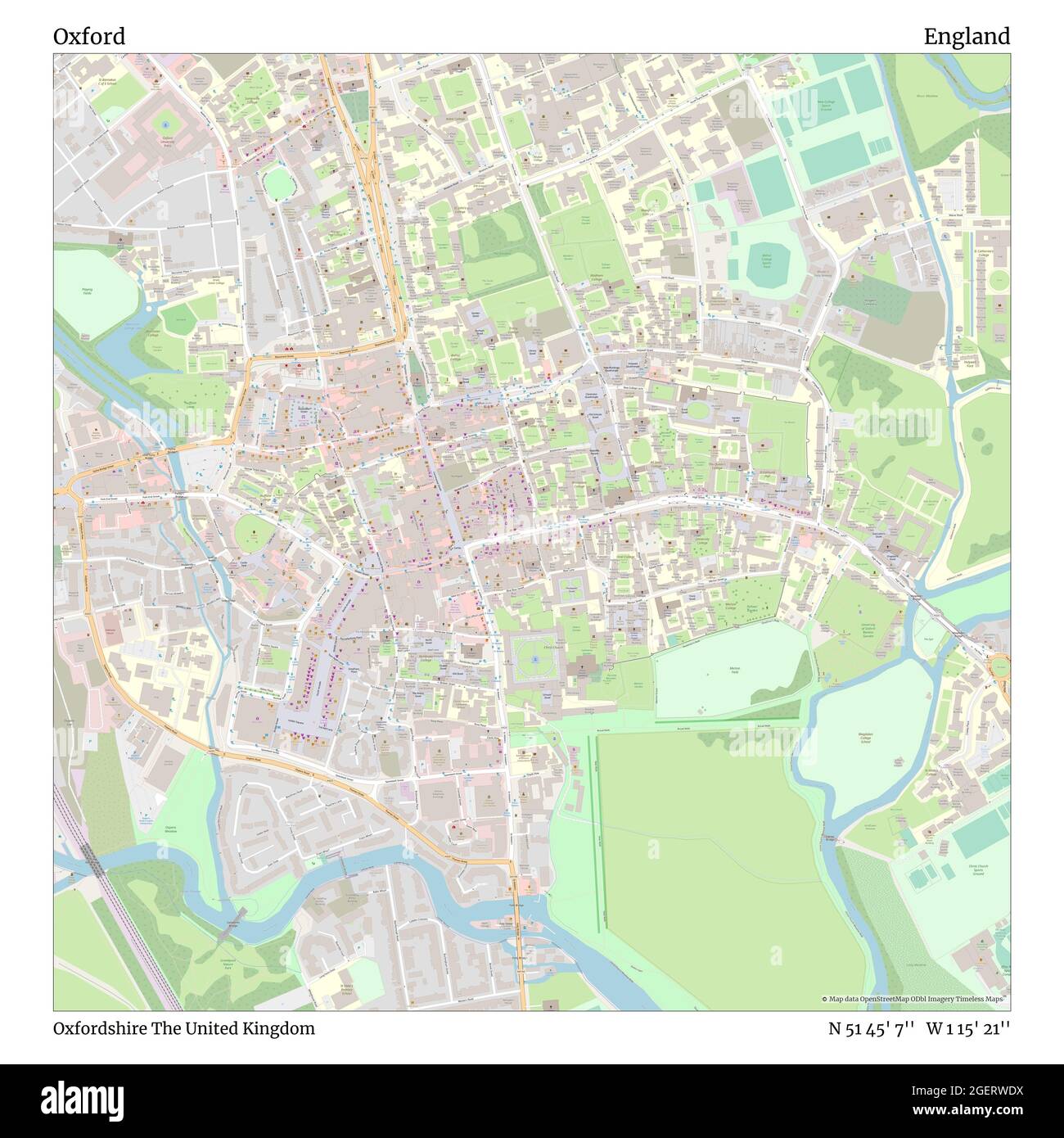 Oxford, Oxfordshire, United Kingdom, England, N 51 45' 7'', W 1 15' 21 ...
