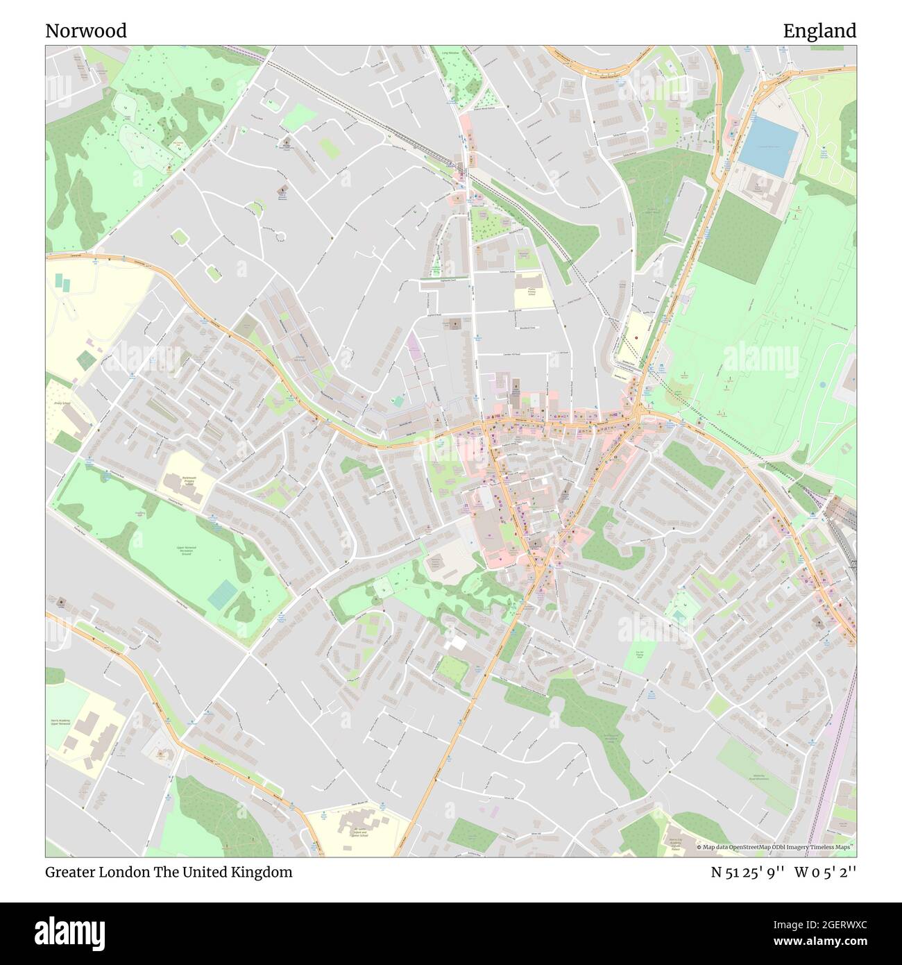 Map of norwood hi-res stock photography and images - Alamy
