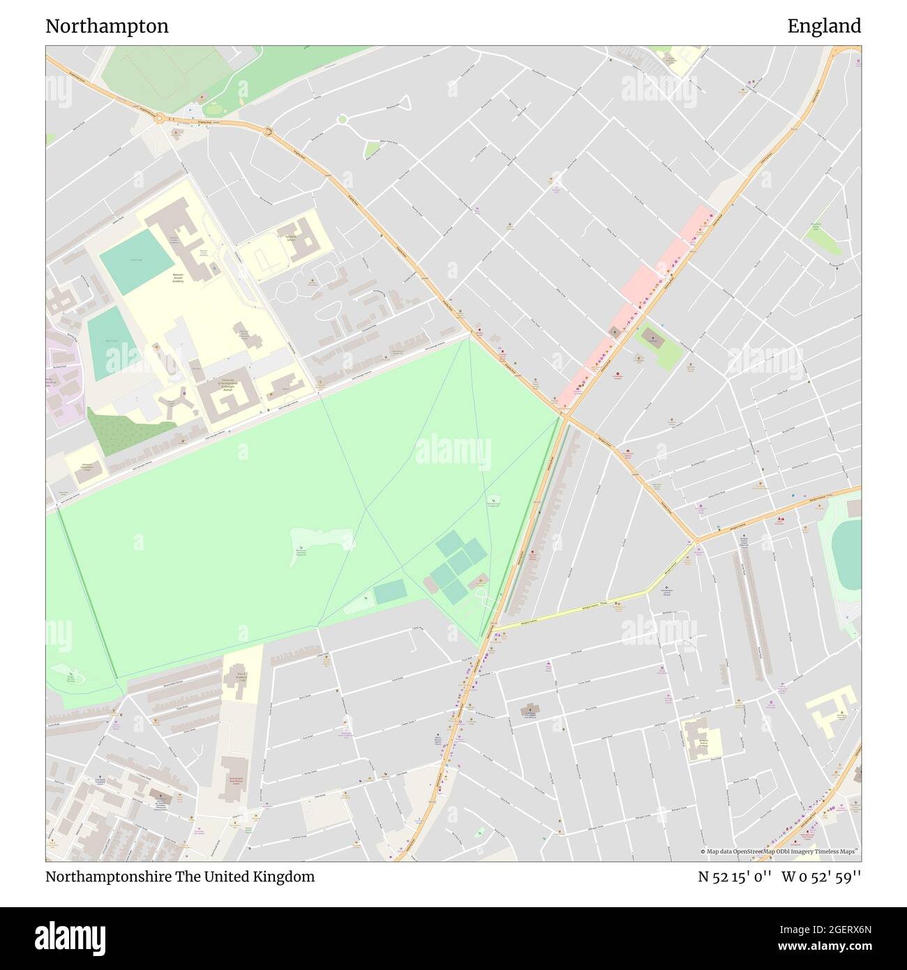 Northampton map hi-res stock photography and images - Alamy