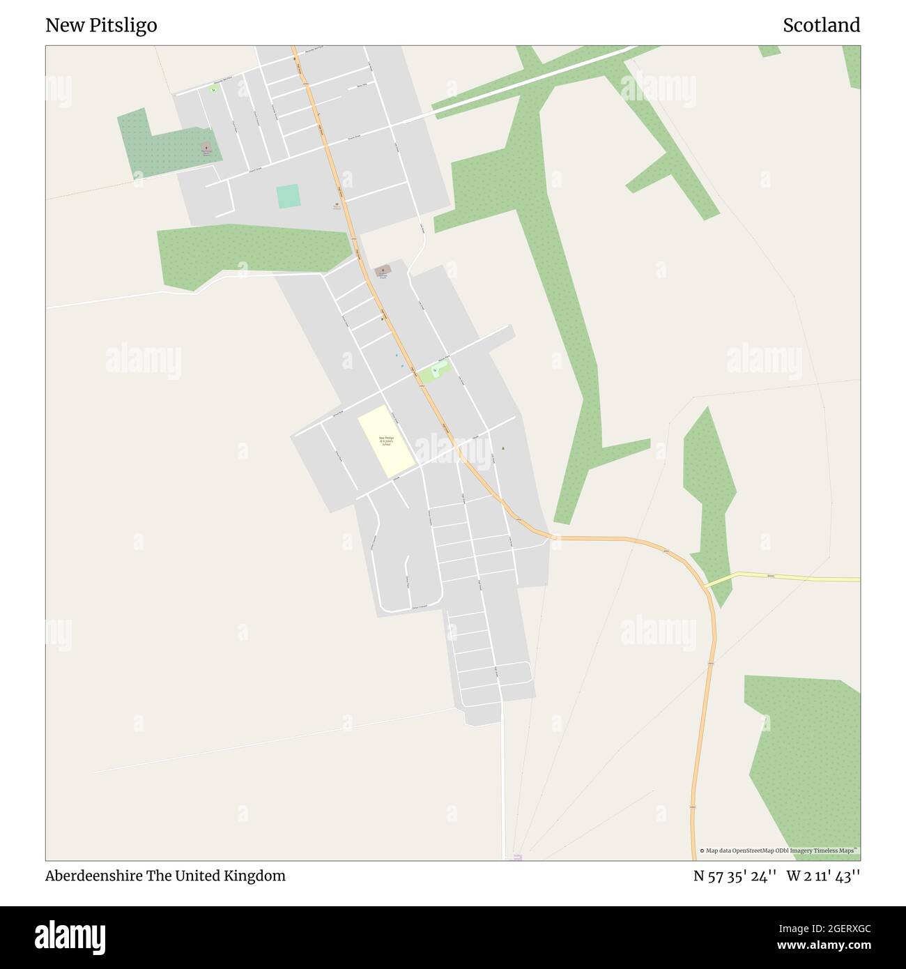 New Pitsligo, Aberdeenshire, United Kingdom, Scotland, N 57 35' 24'', W ...