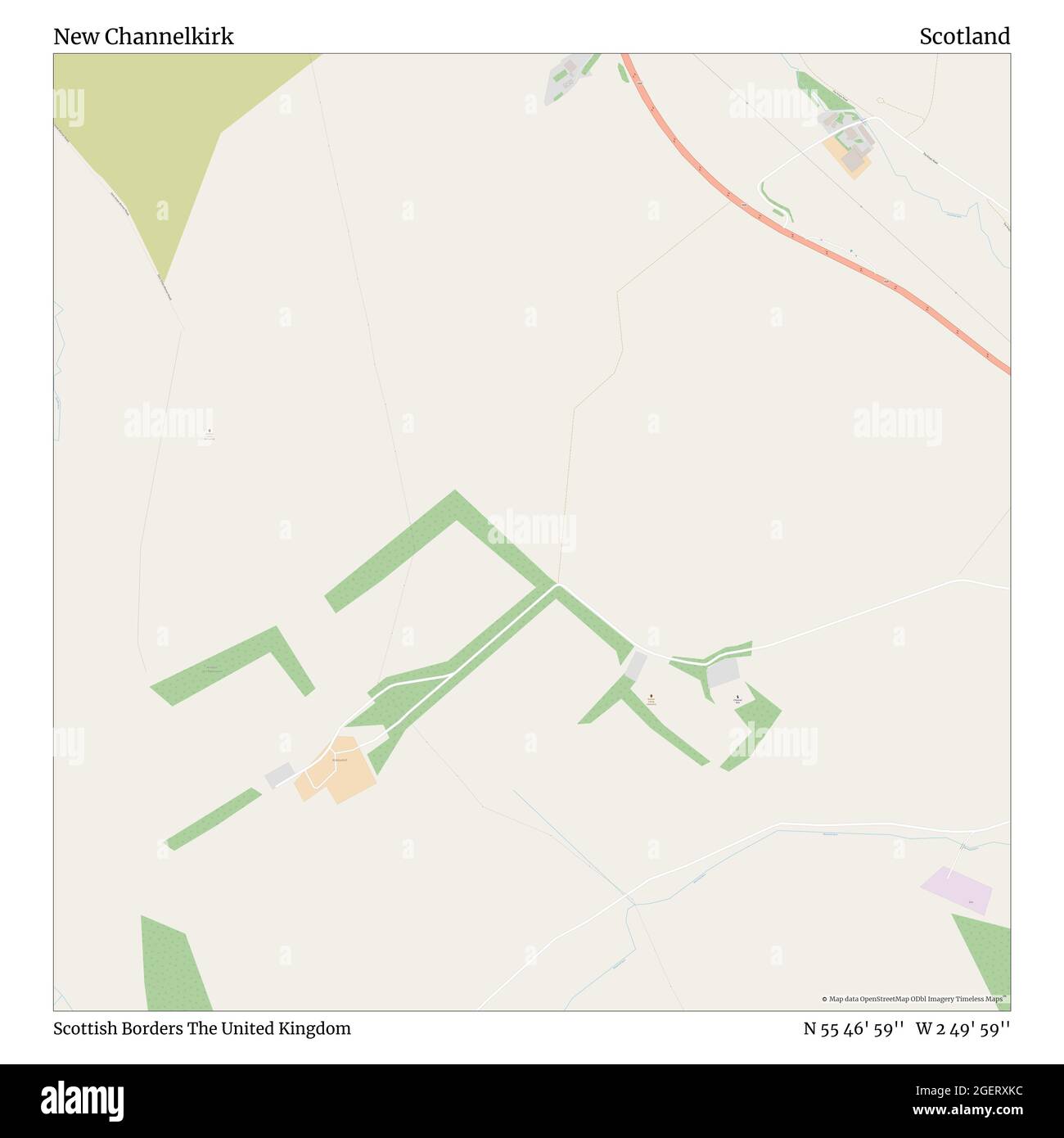 Scottish road map Cut Out Stock Images & Pictures - Alamy