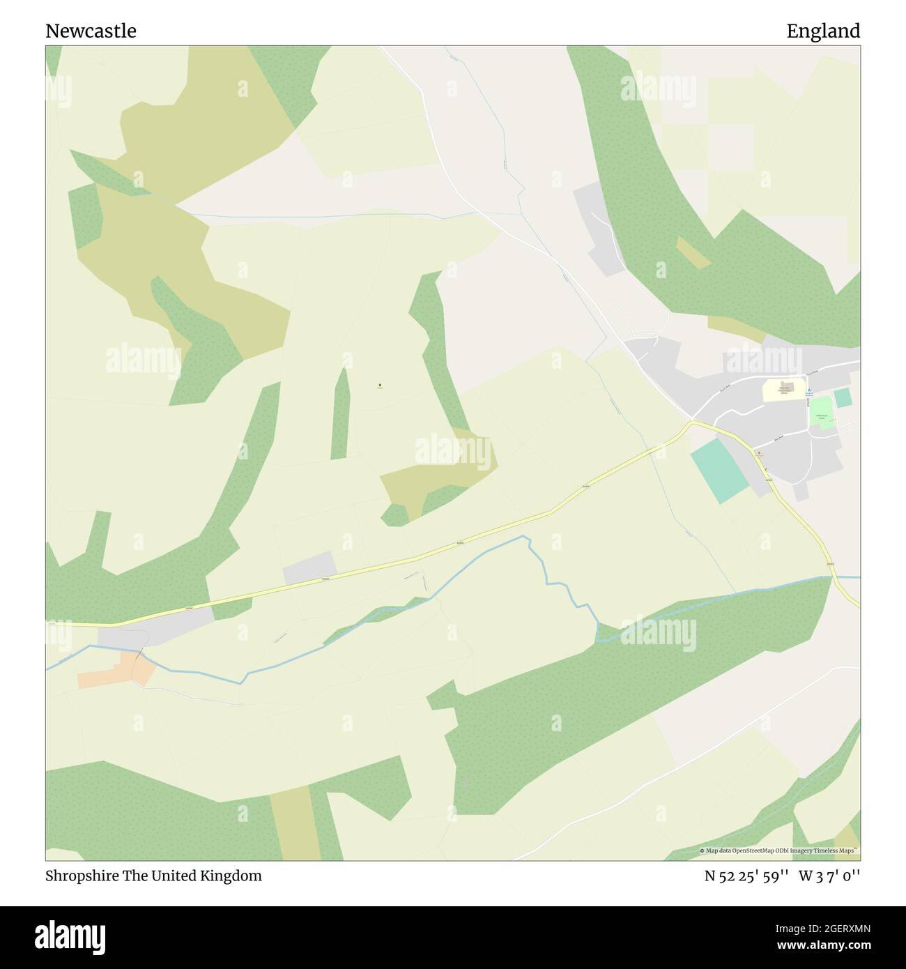 Newcastle england map hi-res stock photography and images - Alamy