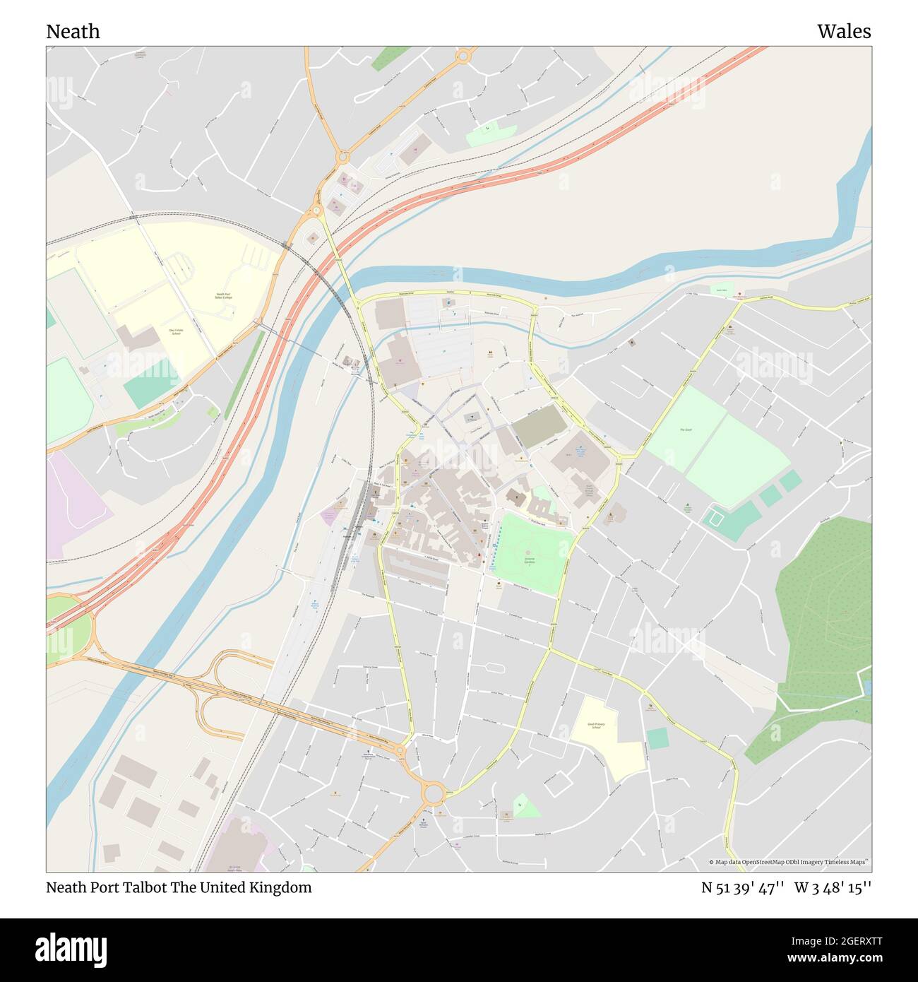 Map of port talbot hi-res stock photography and images - Alamy