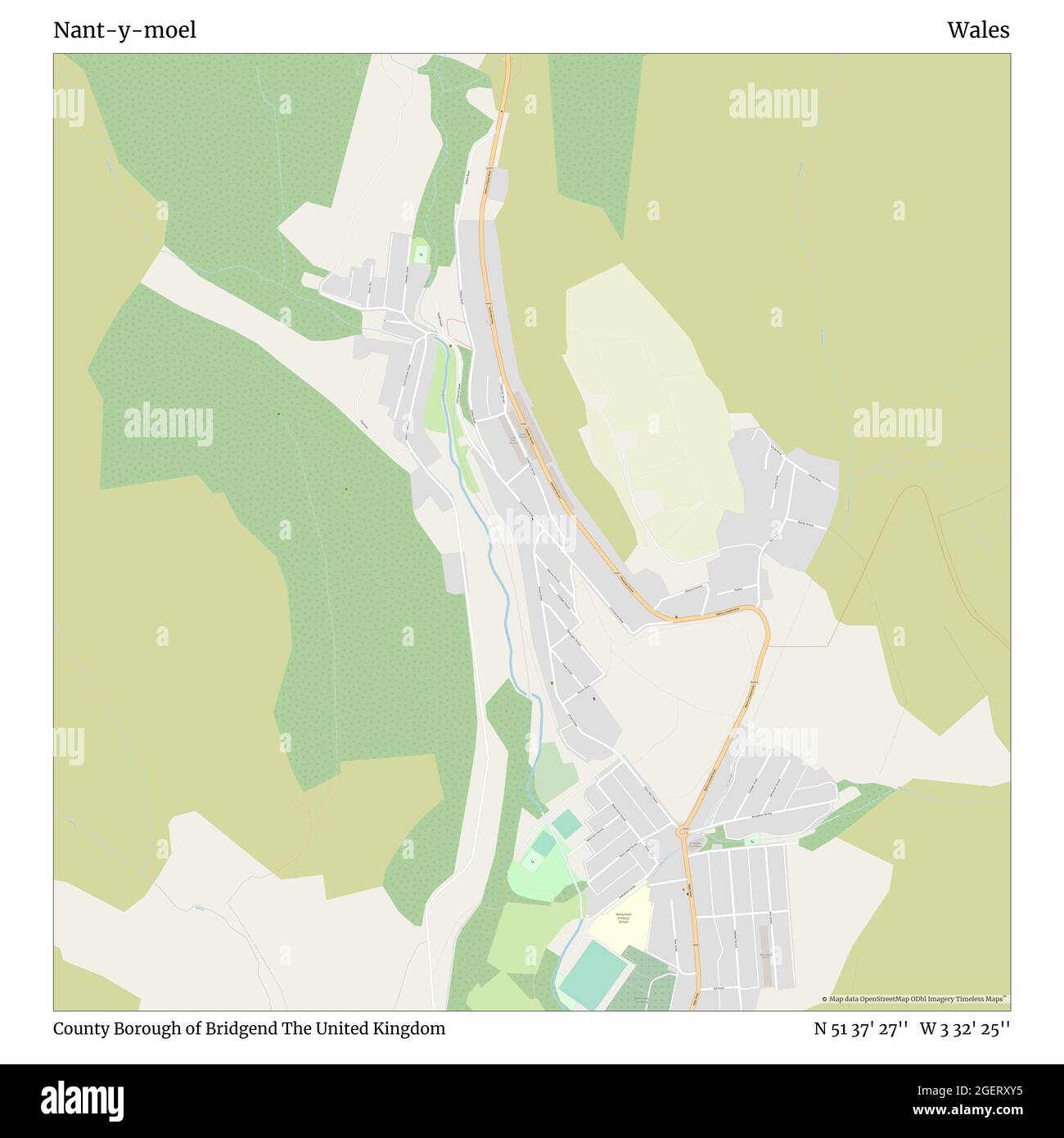 Nant-y-moel, County Borough of Bridgend, United Kingdom, Wales, N 51 37 ...