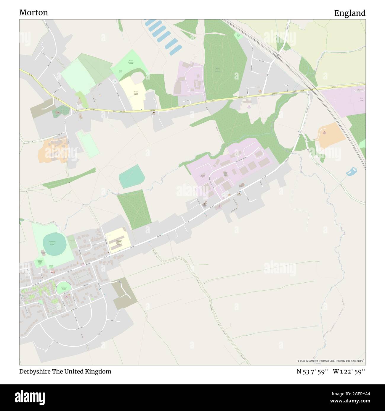Map of morton hi-res stock photography and images - Alamy