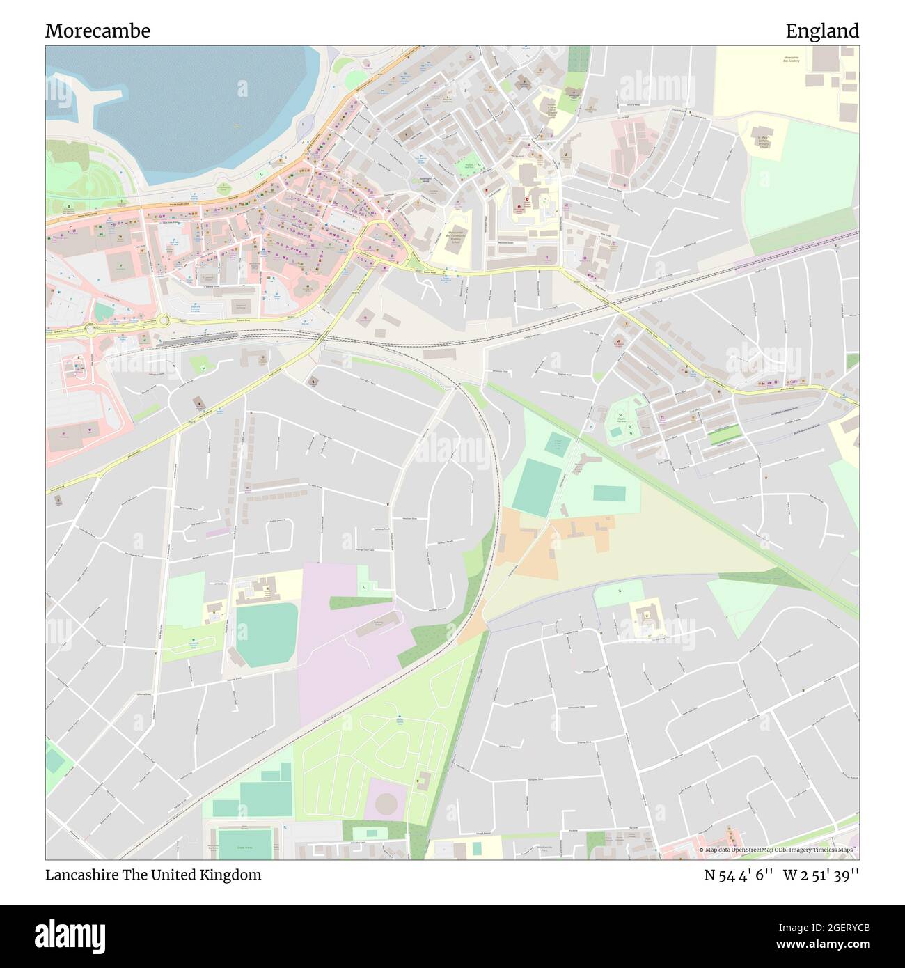 Map of morecambe Cut Out Stock Images & Pictures - Alamy