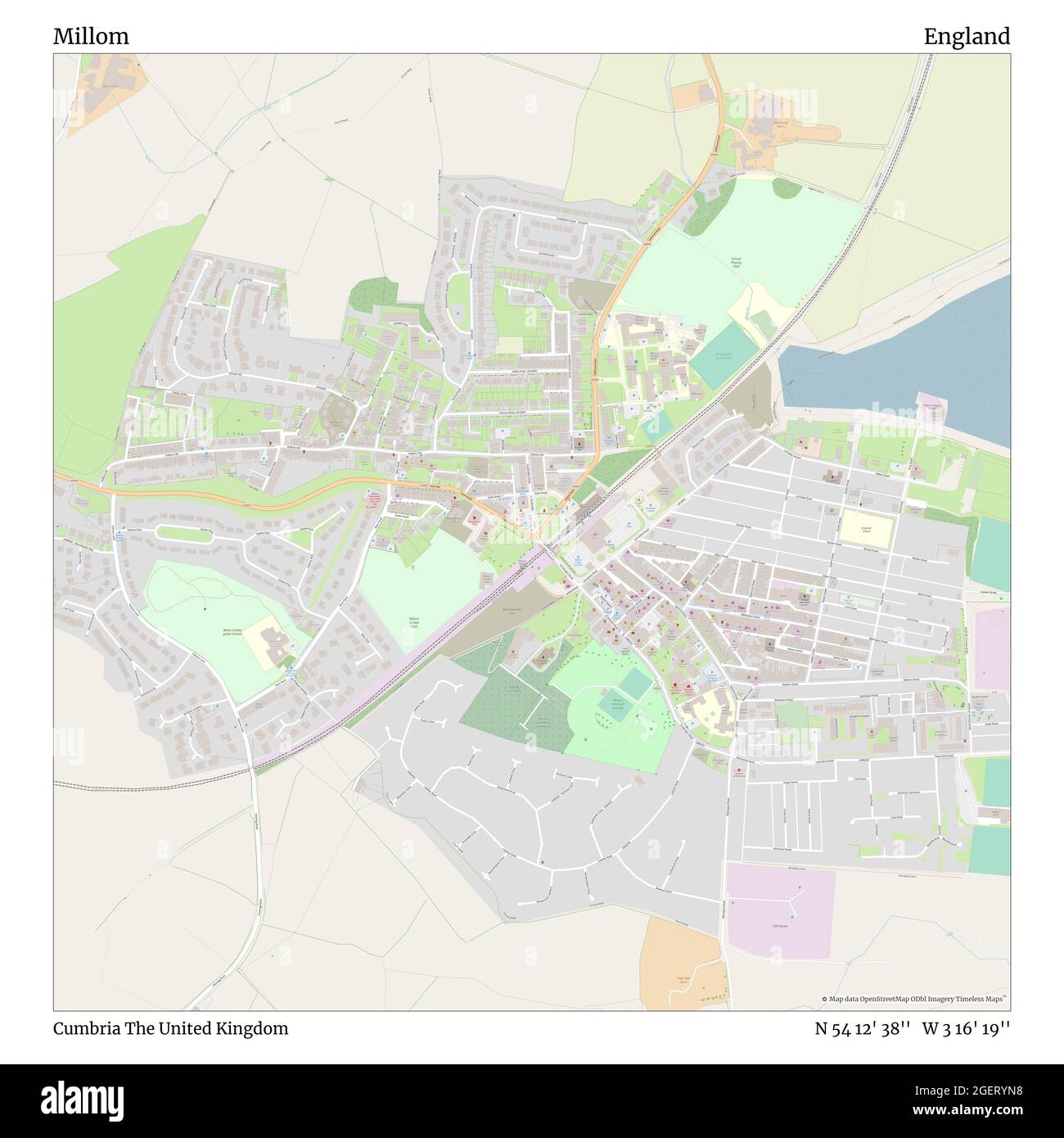 Millom cumbria Cut Out Stock Images & Pictures - Alamy