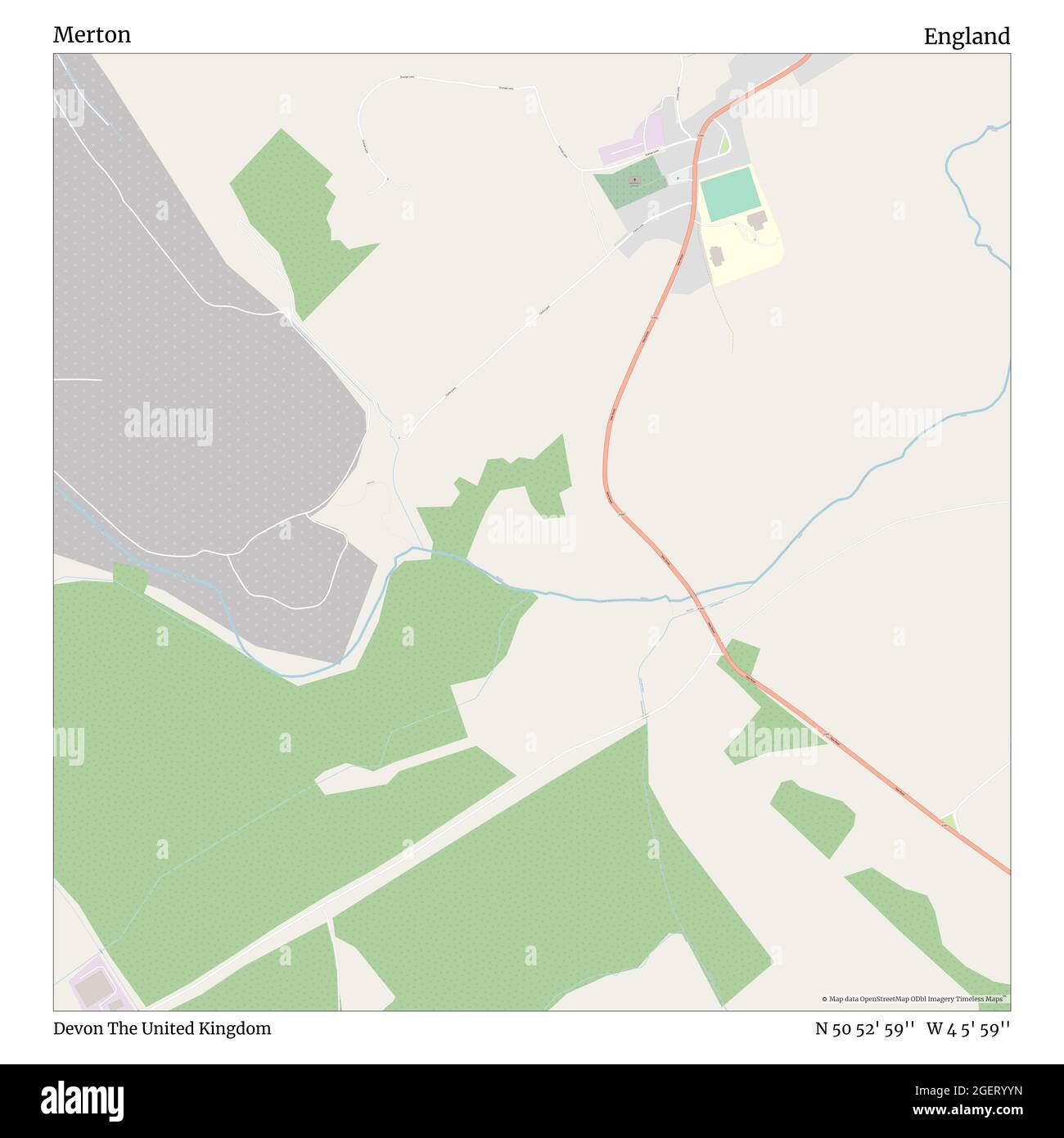 Merton map hi-res stock photography and images - Alamy