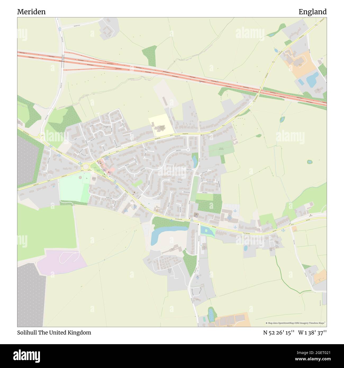 Map of meriden Cut Out Stock Images & Pictures - Alamy