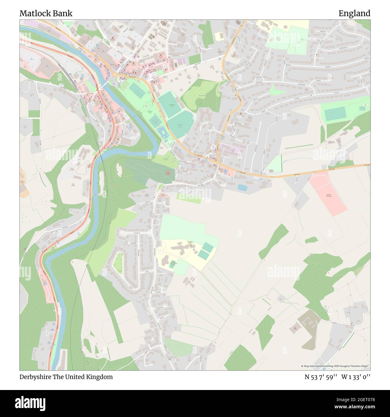 Map of matlock hi-res stock photography and images - Alamy