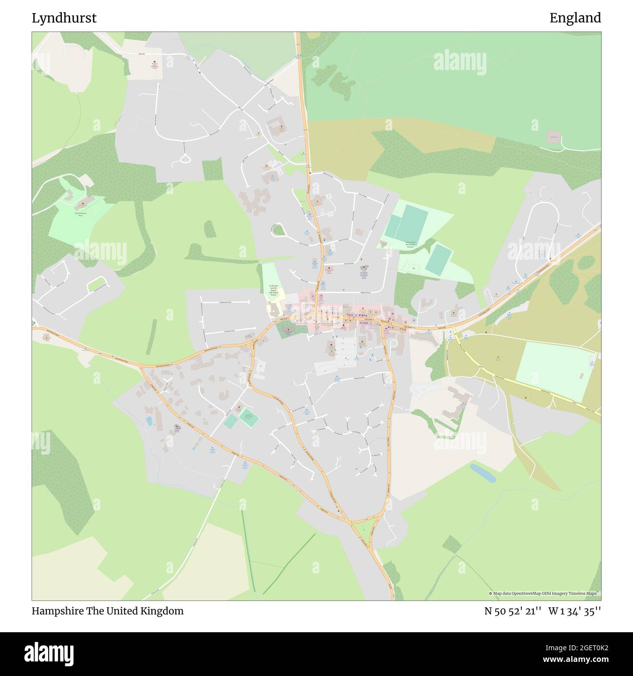 Lyndhurst hampshire Cut Out Stock Images & Pictures - Alamy