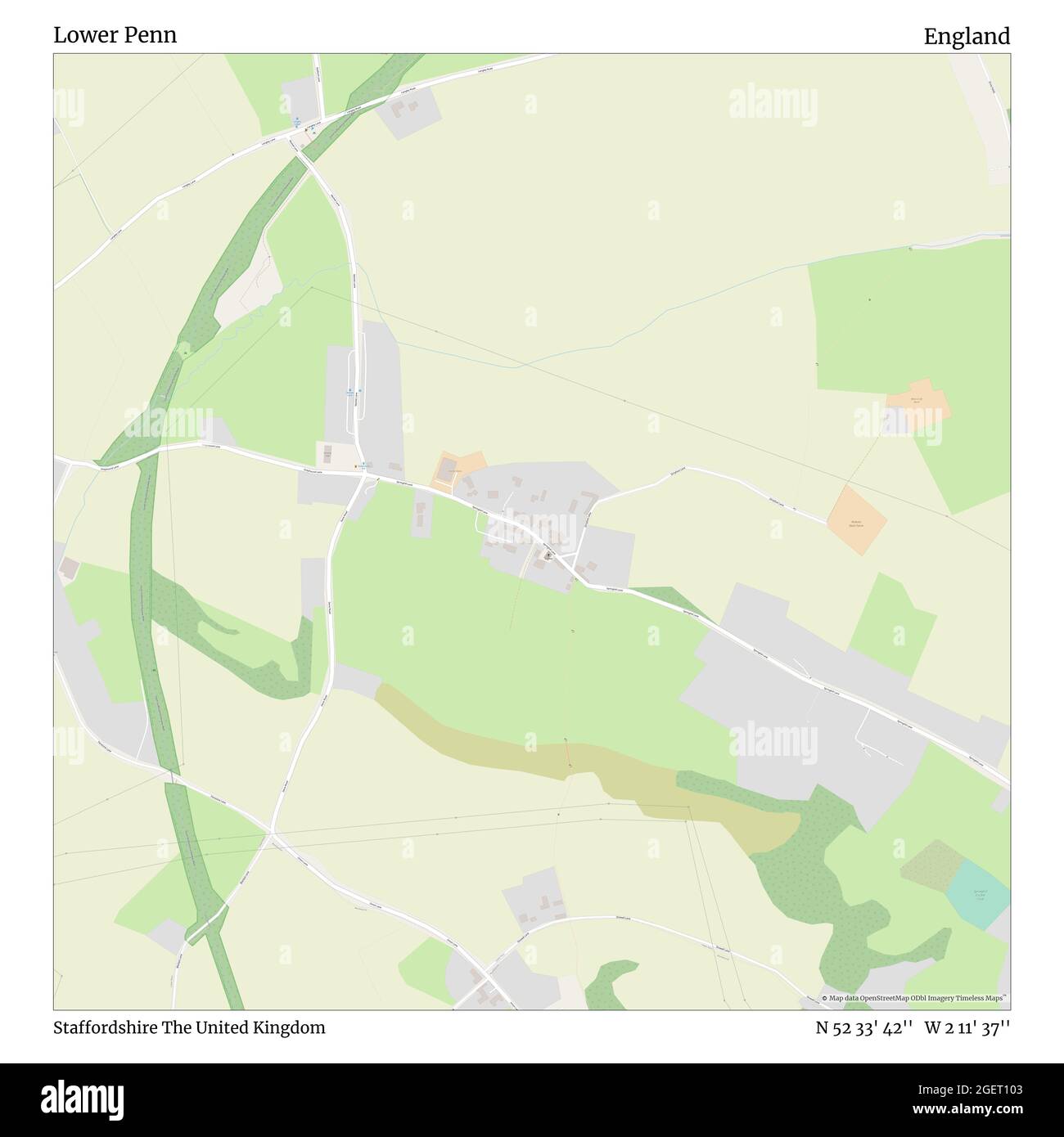Lower Penn, Staffordshire, United Kingdom, England, N 52 33' 42'', W 2 ...