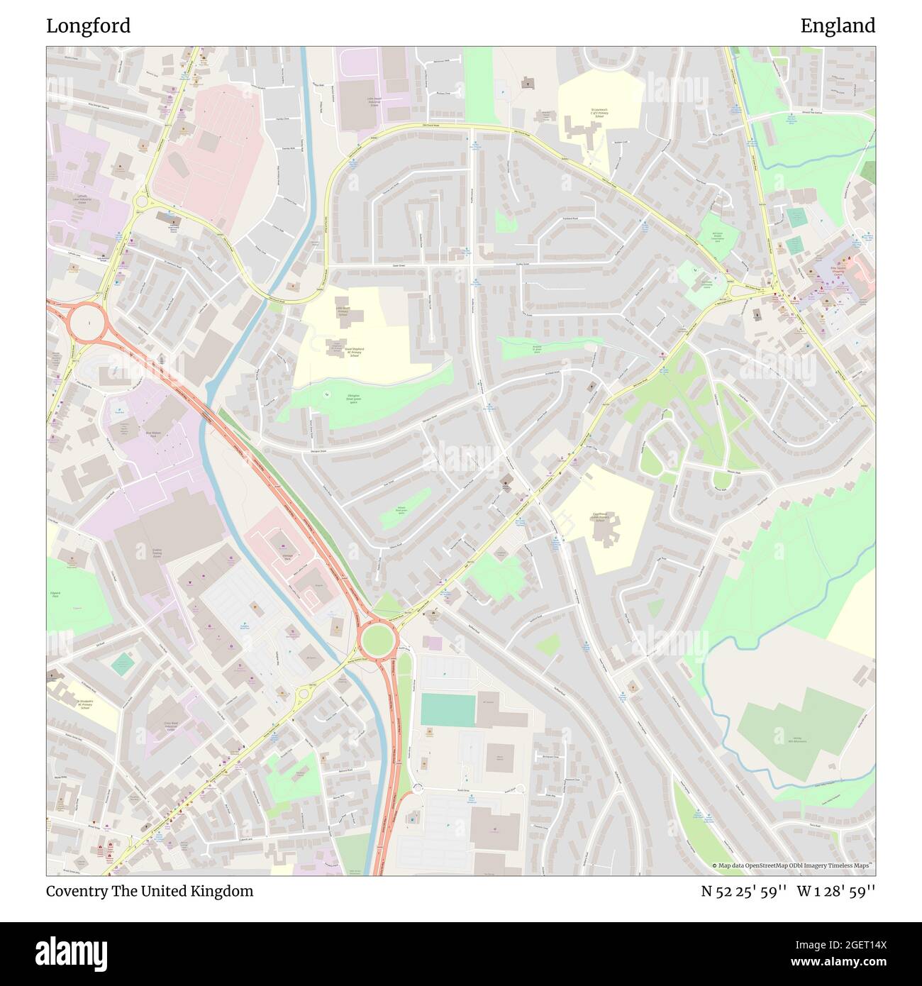 Map of longford hi-res stock photography and images - Alamy