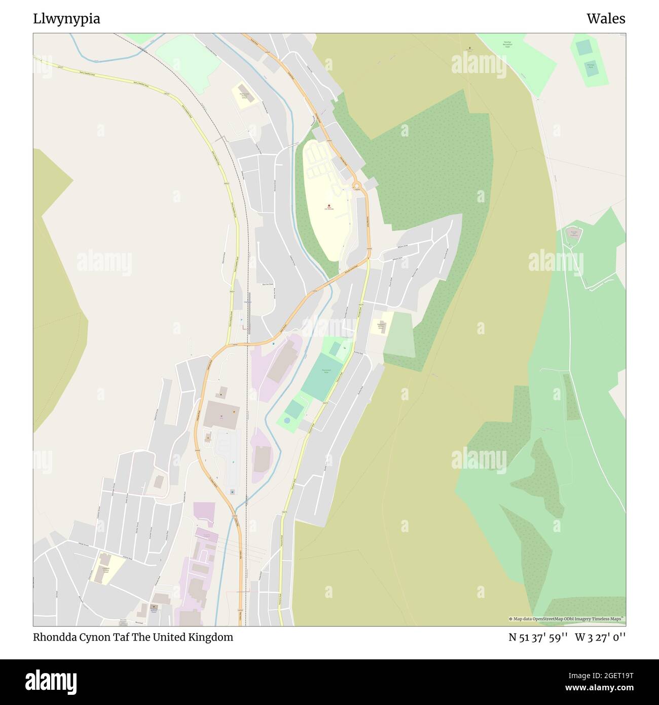 Rhondda cynon taf map hi-res stock photography and images - Alamy