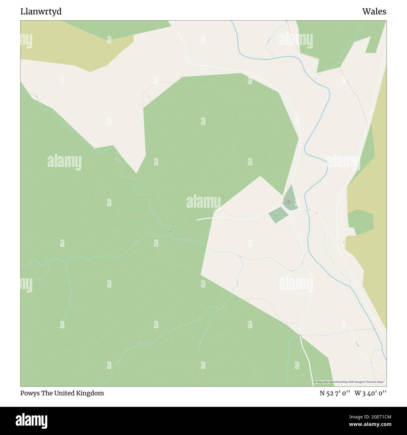 Kingdom of powys map hi-res stock photography and images - Alamy